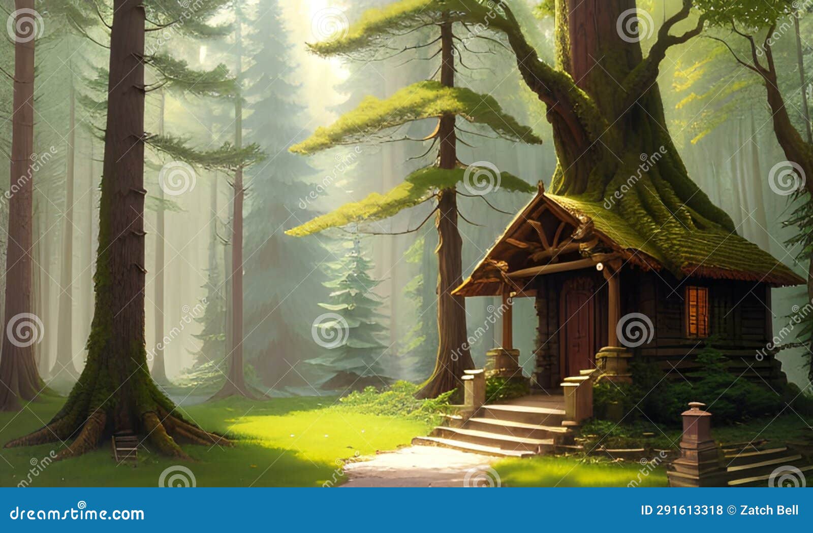 Tree House, Beautiful Tree House in Jungle, Jungle, House, House Under ...