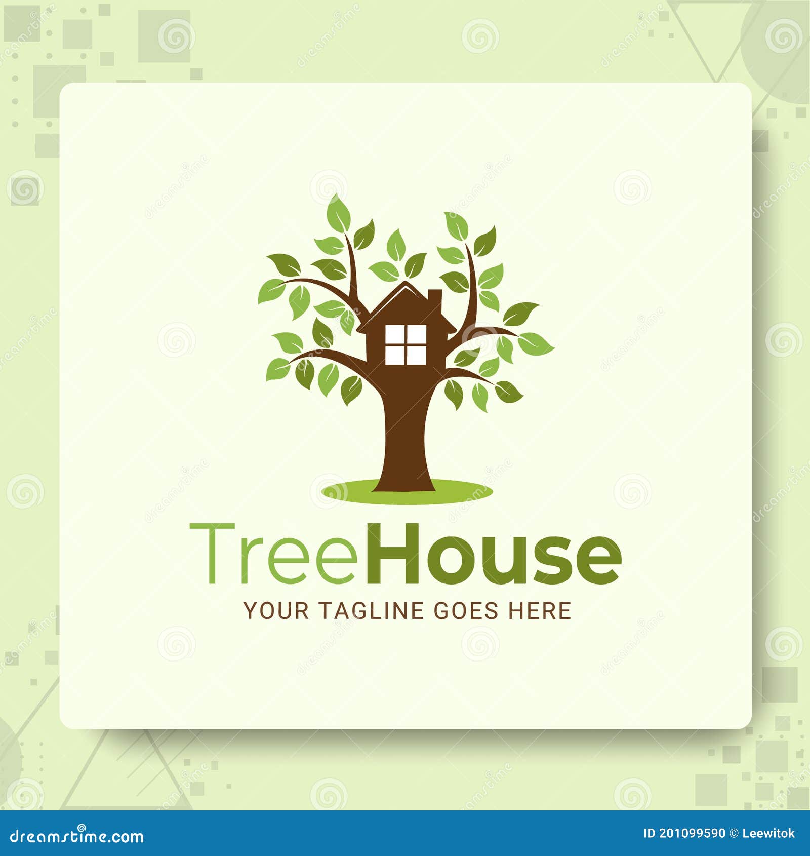 Tree House Kids Logo Designs Template Stock Vector - Illustration of ...