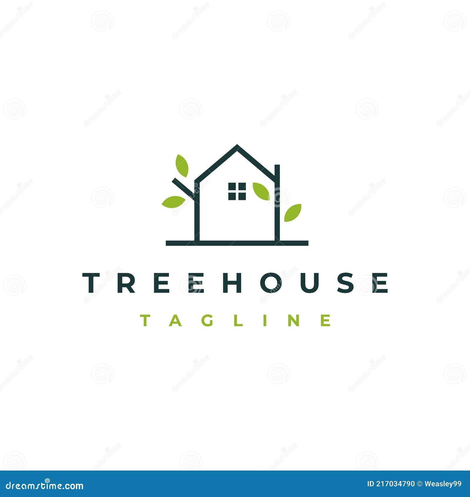 Tree and House Logo Design Vector Isolated, Abstract Tree Logo Design ...