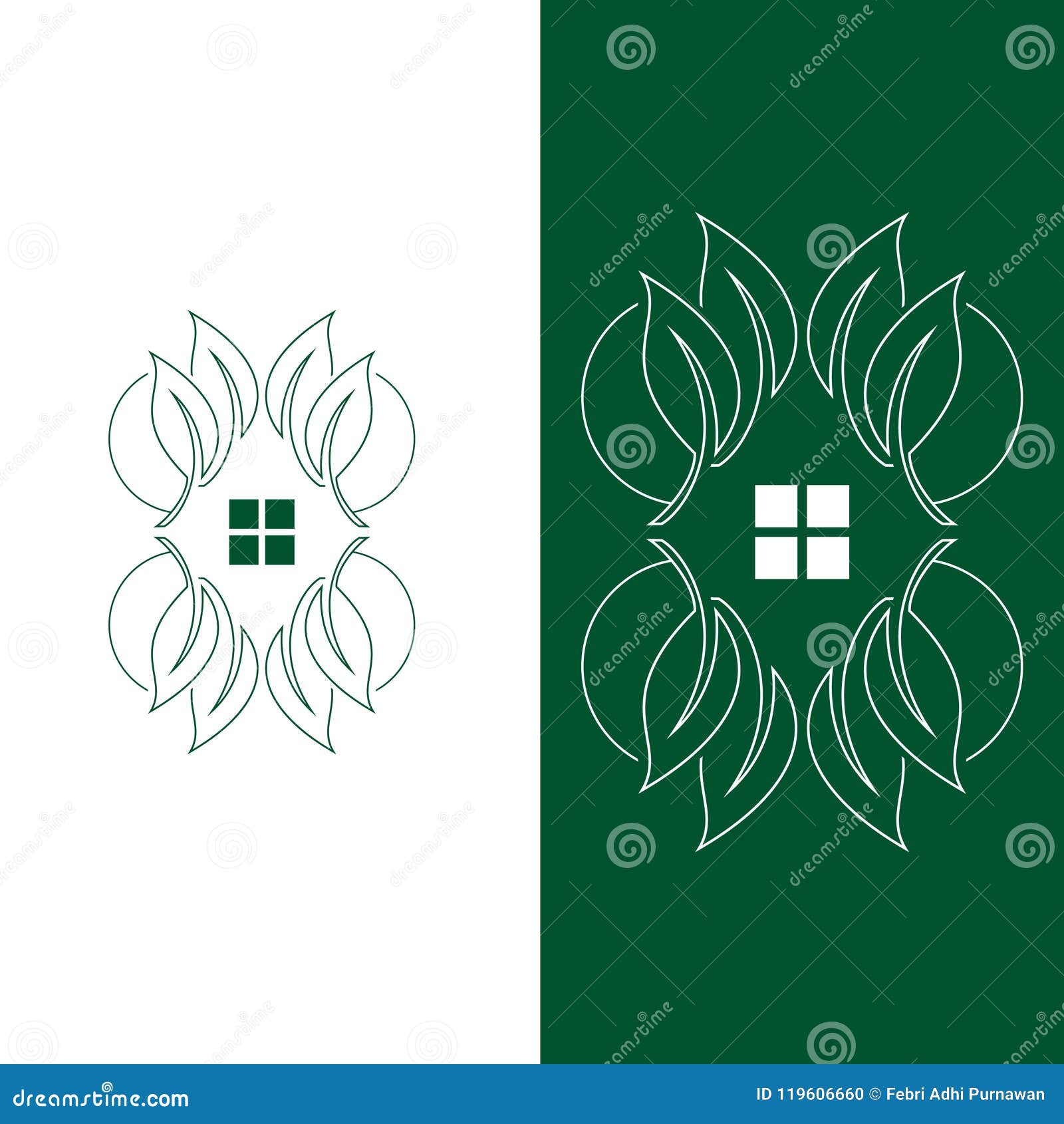 Tree Houses Symbol Template Logo Stock Vector - Illustration of white ...