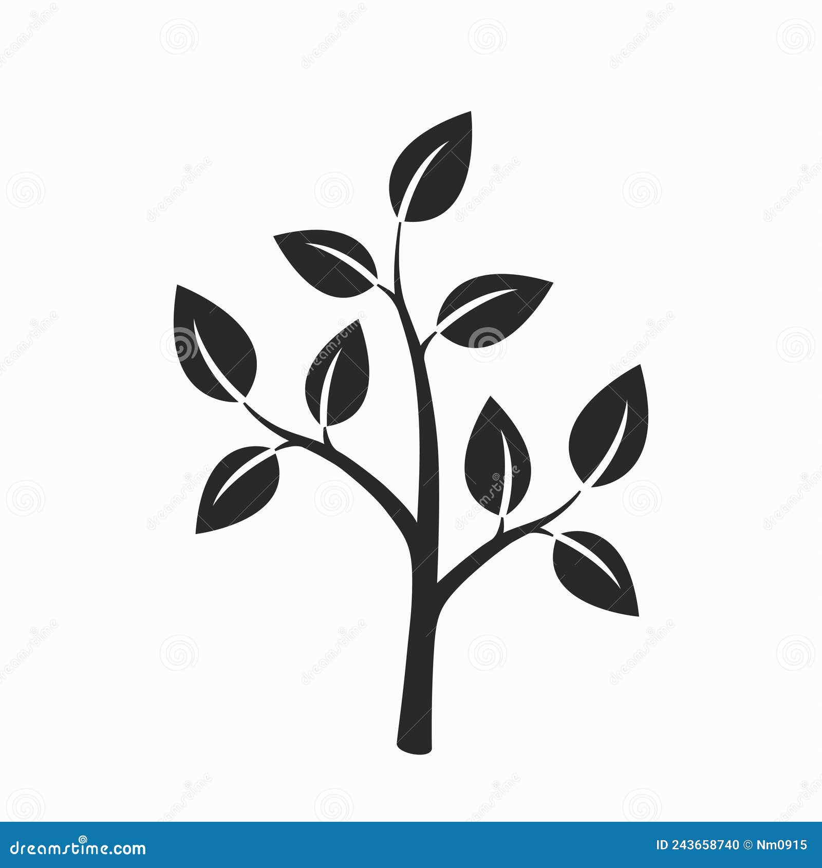 Tree Icon. Eco Friendly, Environment and Plant Symbol. Nature Design ...