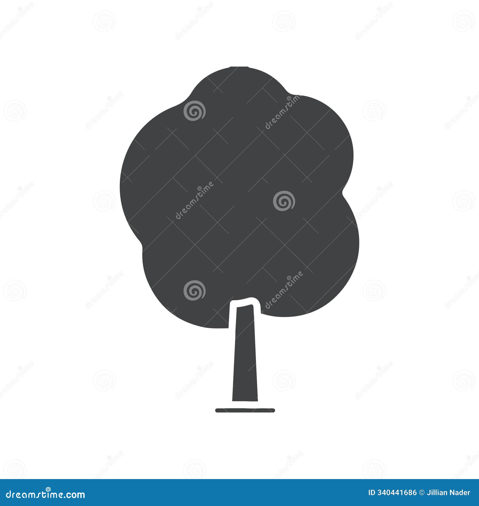 Tree Icon Group Symbol or Sign Vector Stock Vector - Illustration of ...