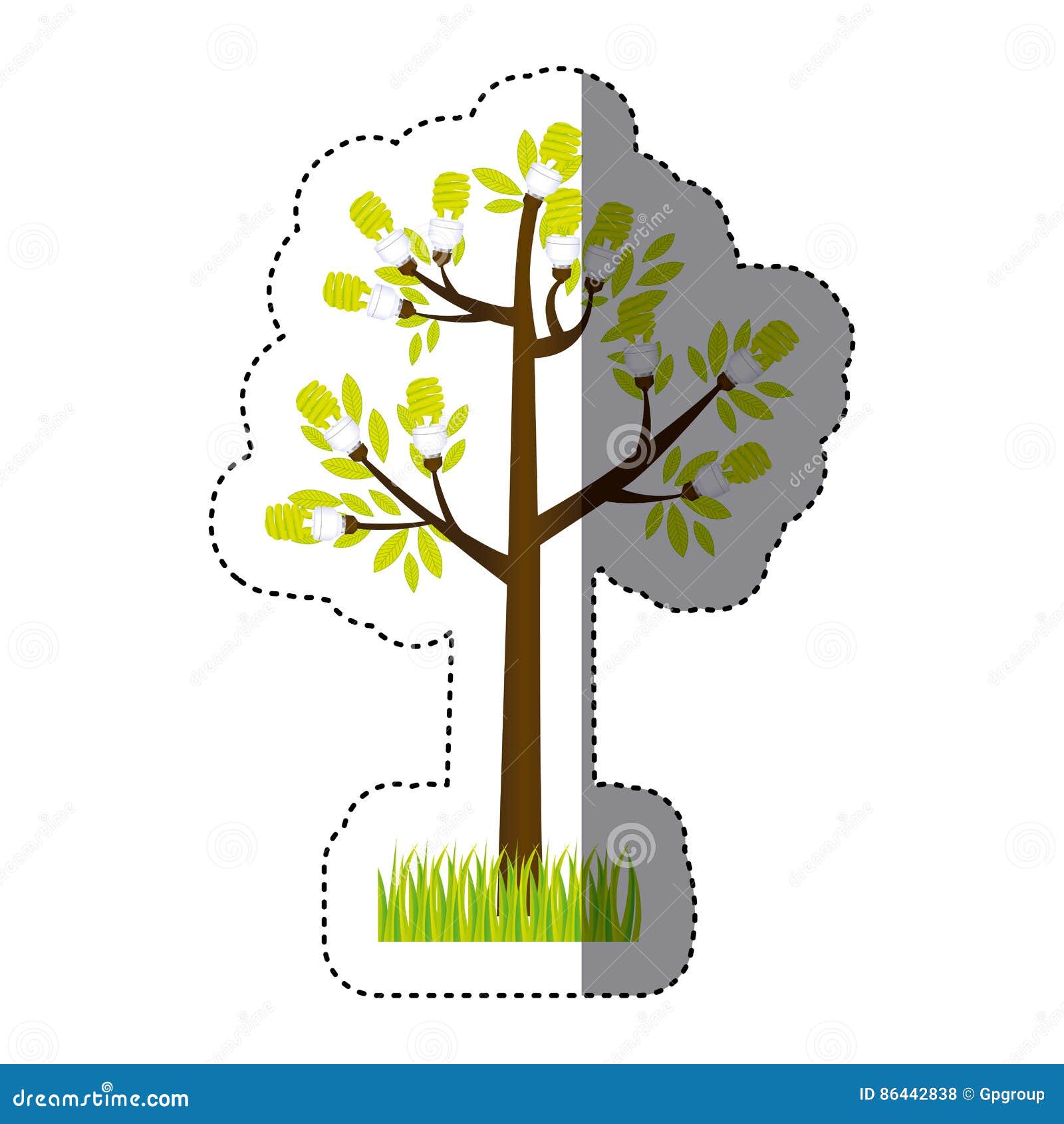 Tree icon image stock stock illustration. Illustration of nature - 86442838