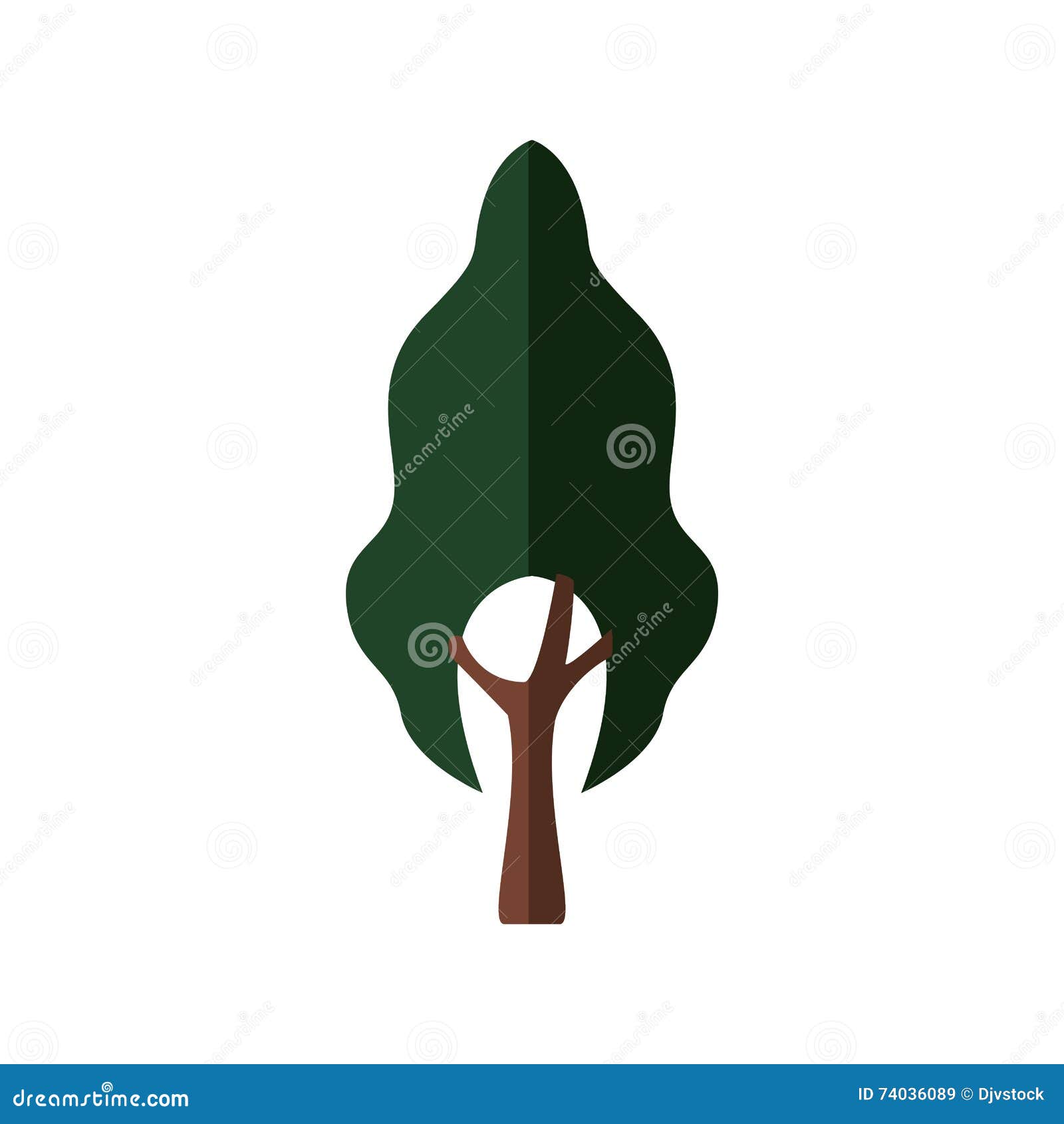 Tree Icon. Nature Design. Vector Graphic Stock Illustration ...
