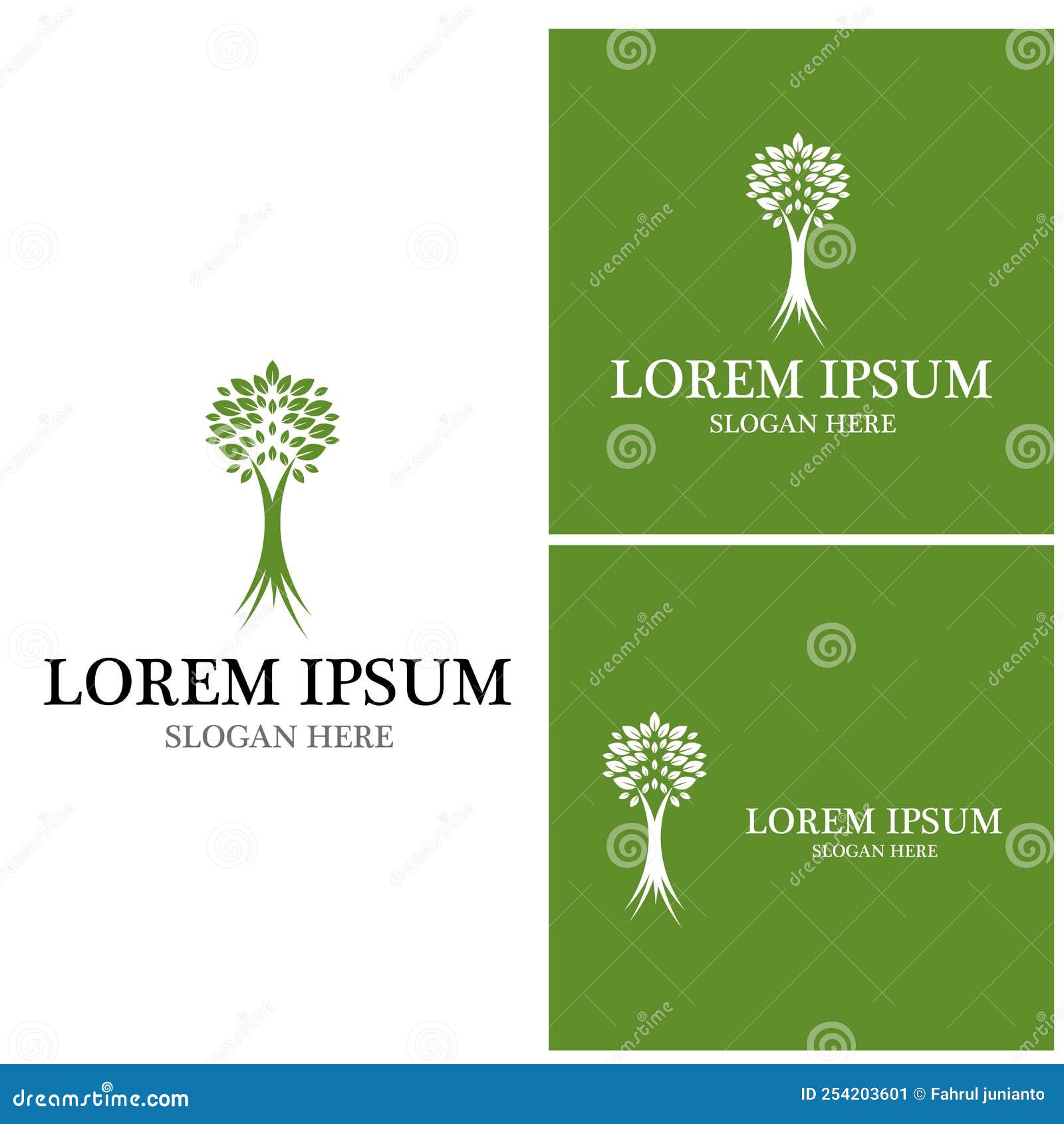 Tree Icon and Symbol Vector Template Stock Illustration - Illustration ...