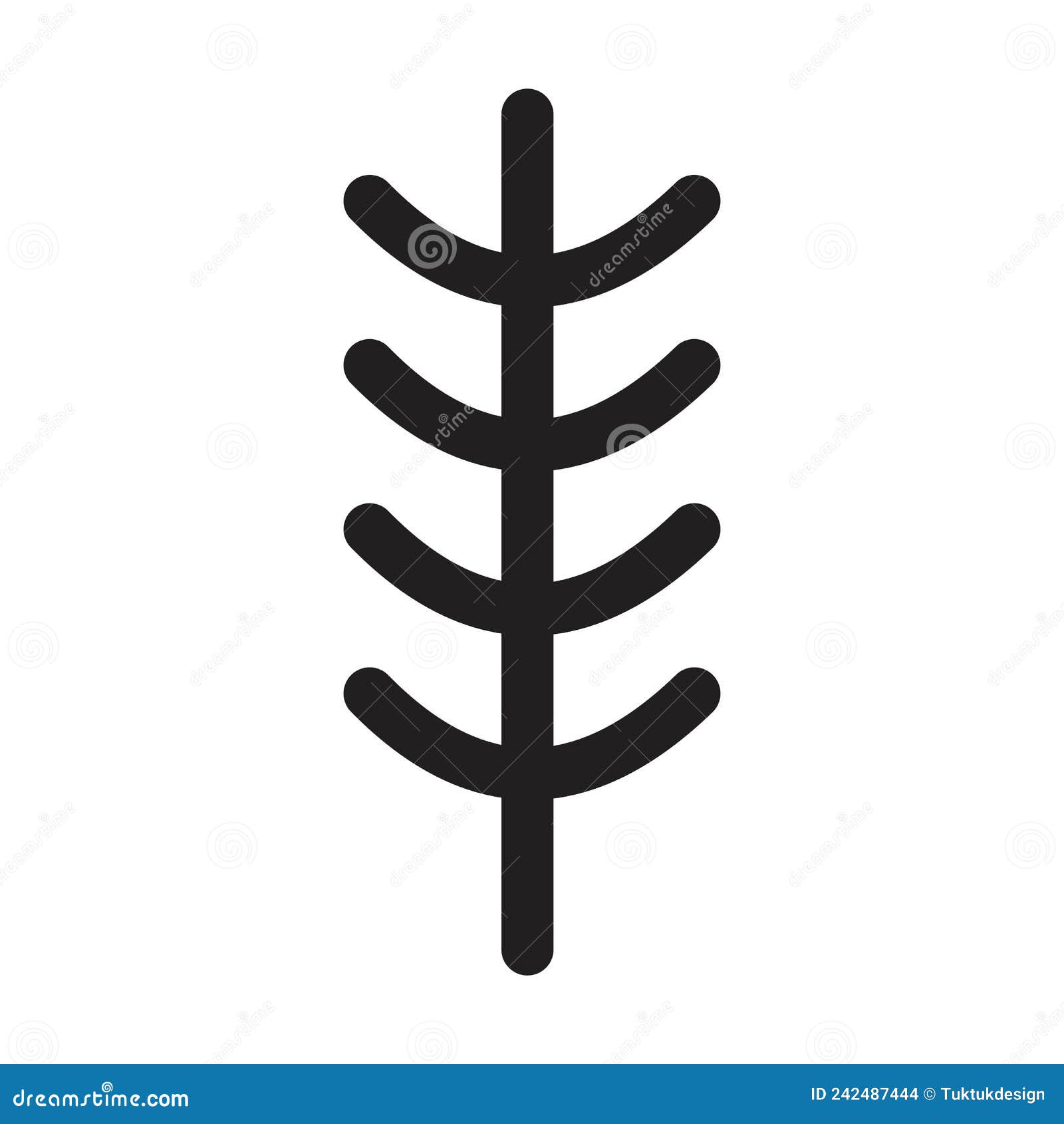 Tree Icon Vector Glyph Symbol for Nature, Ecology and Environment in a ...