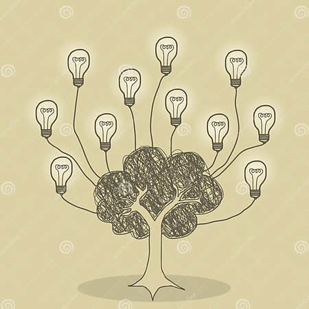 Tree of Ideas stock vector. Illustration of growth, concept - 33285736