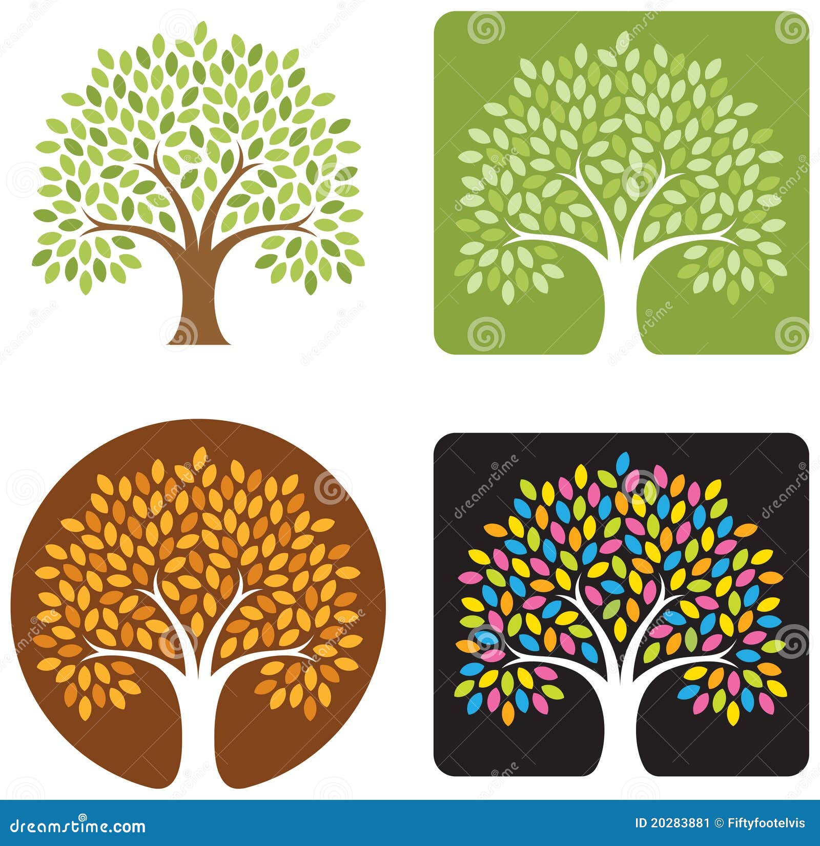 Tree Illustration stock vector. Illustration of clip - 20283881