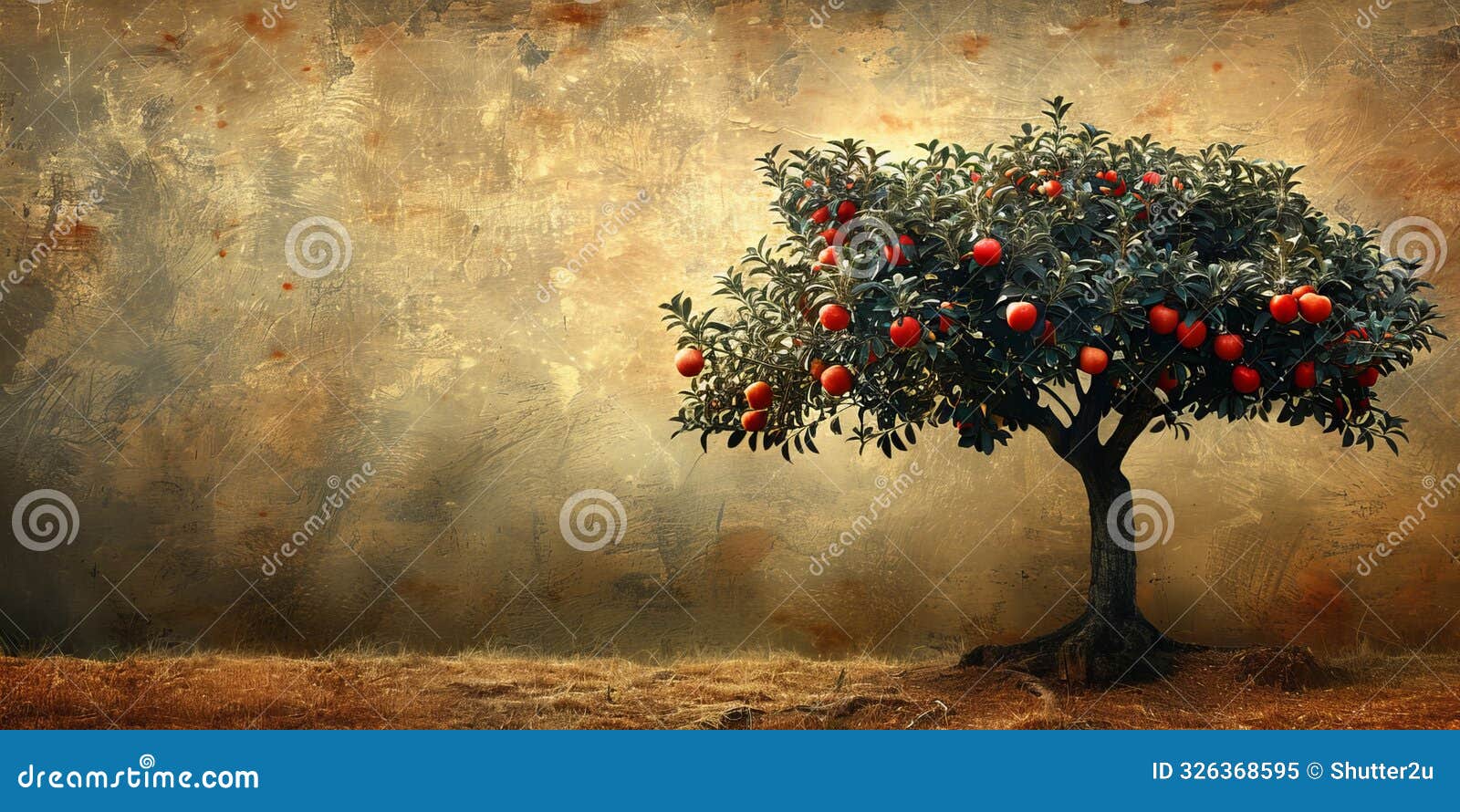 The Tree of Knowledge with Forbidden Fruit Hanging Delicately from Its ...