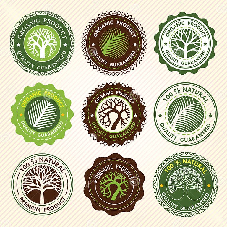 Tree label stock vector. Illustration of label, business - 55725687