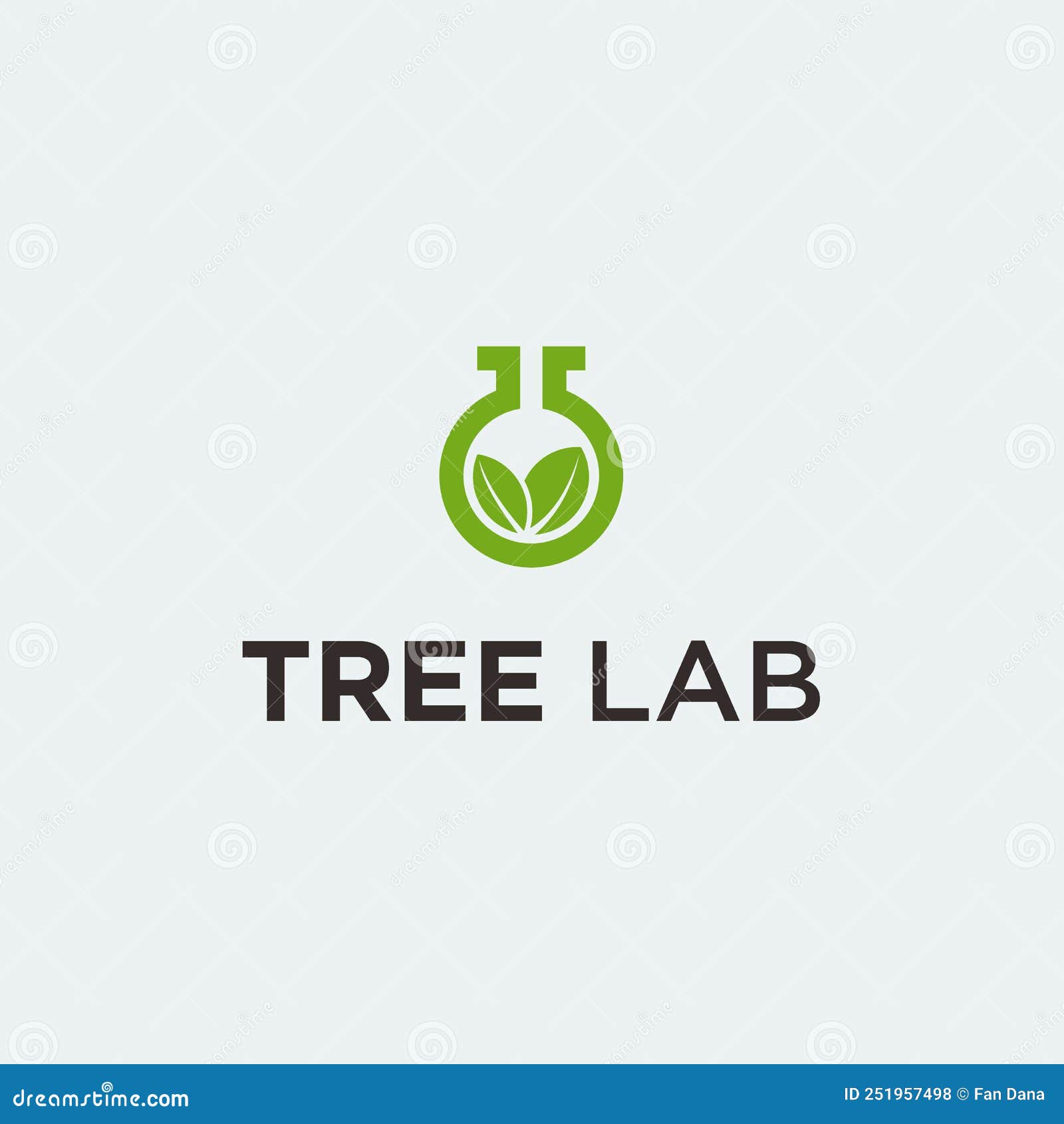 Tree Laboratory Logo Design Vector Illustration Stock Vector ...