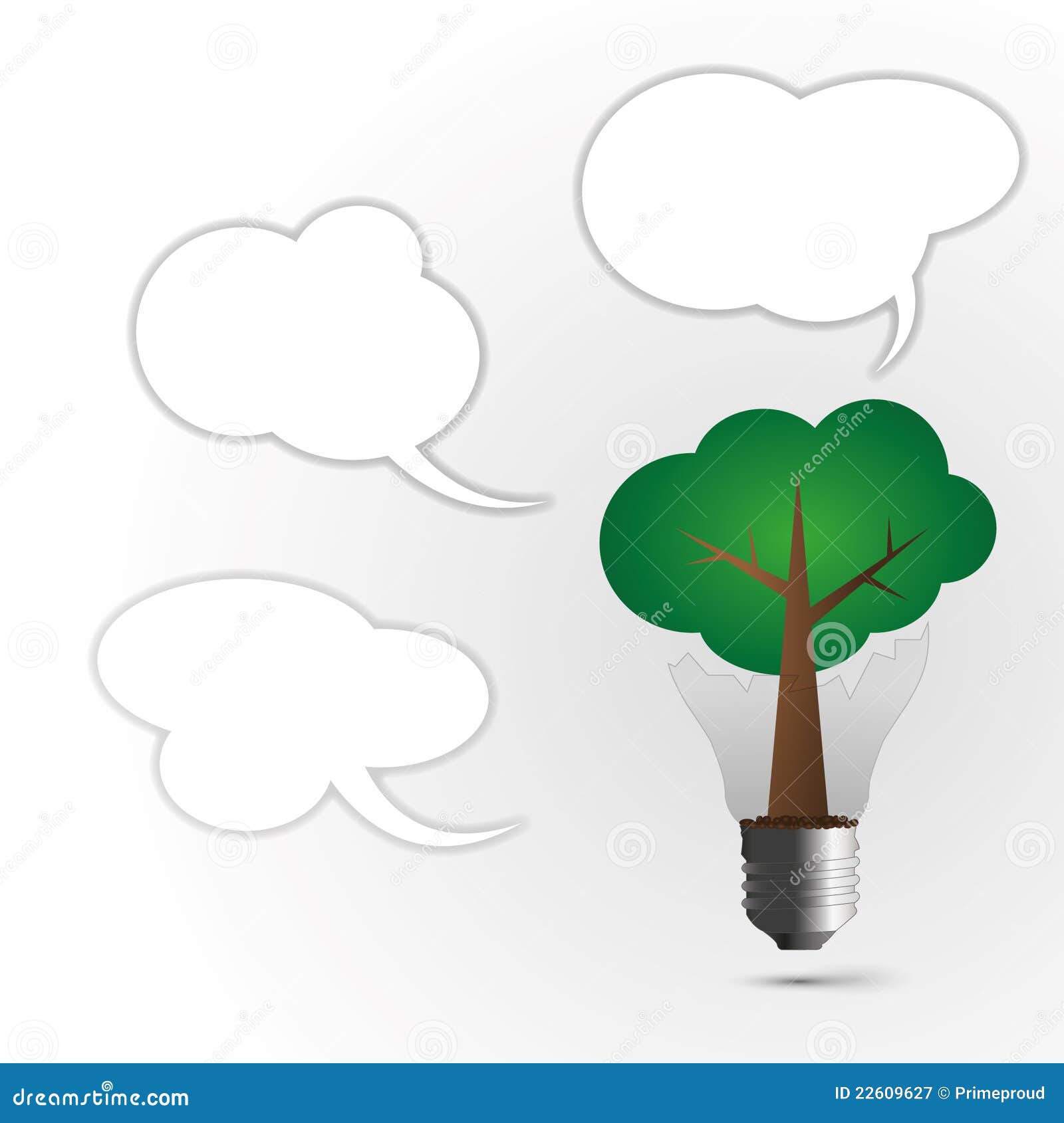 Tree lamp stock vector. Illustration of environmental - 22609627