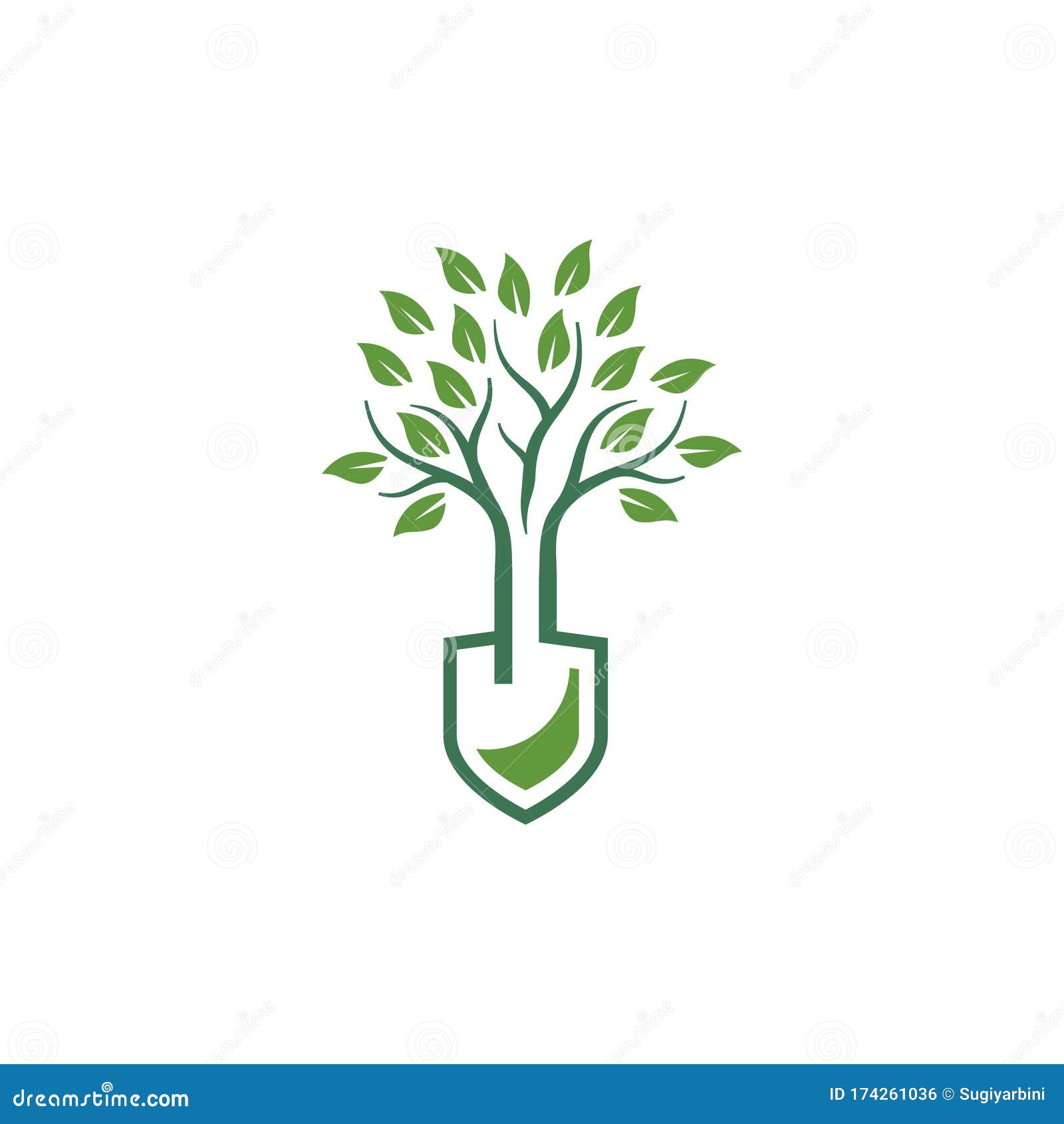 Tree Landscaping Logo Vector Stock Vector - Illustration of natural ...