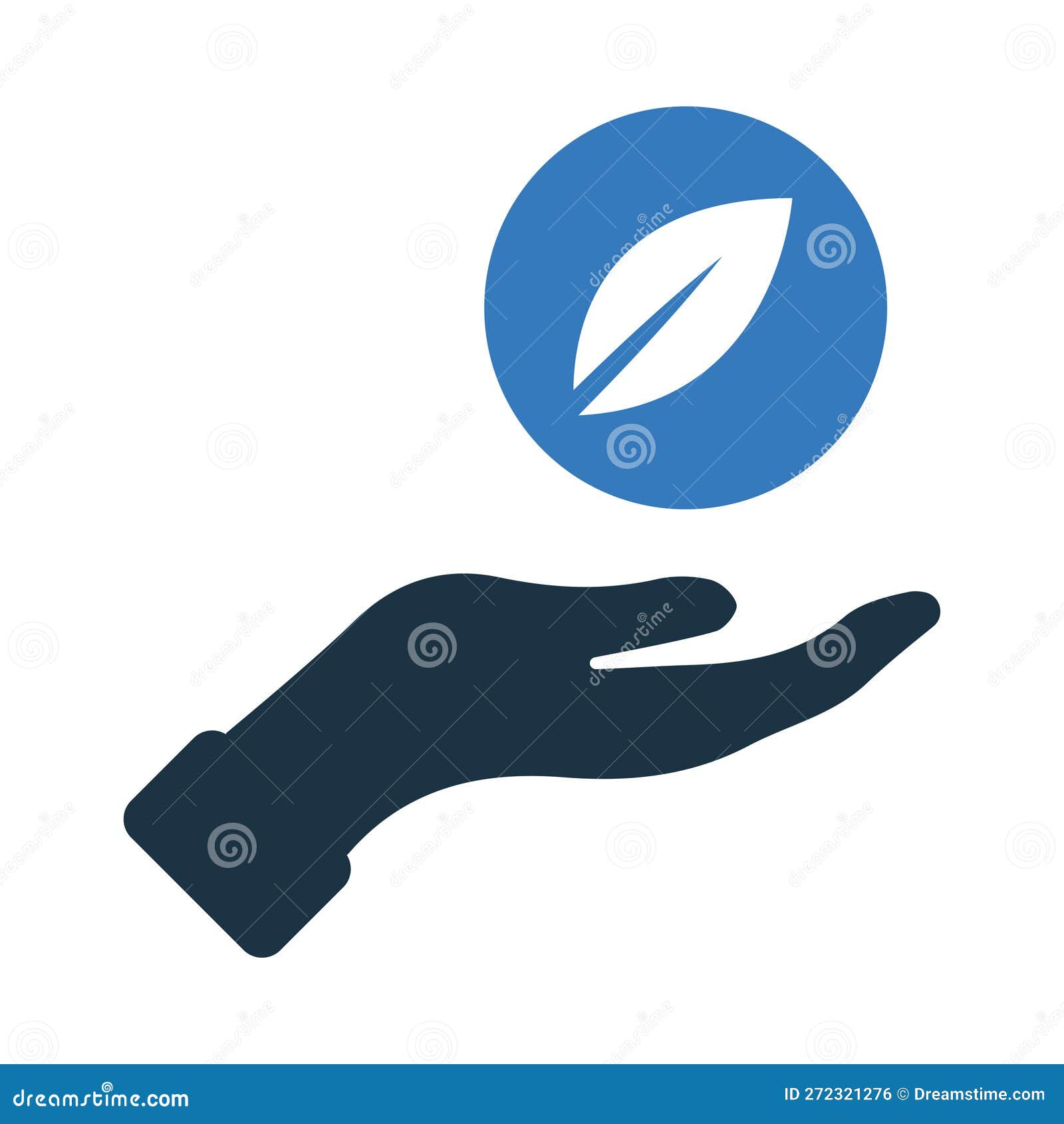 Tree, Leaf, Hand, Care, Plant Care Icon Stock Vector - Illustration of ...