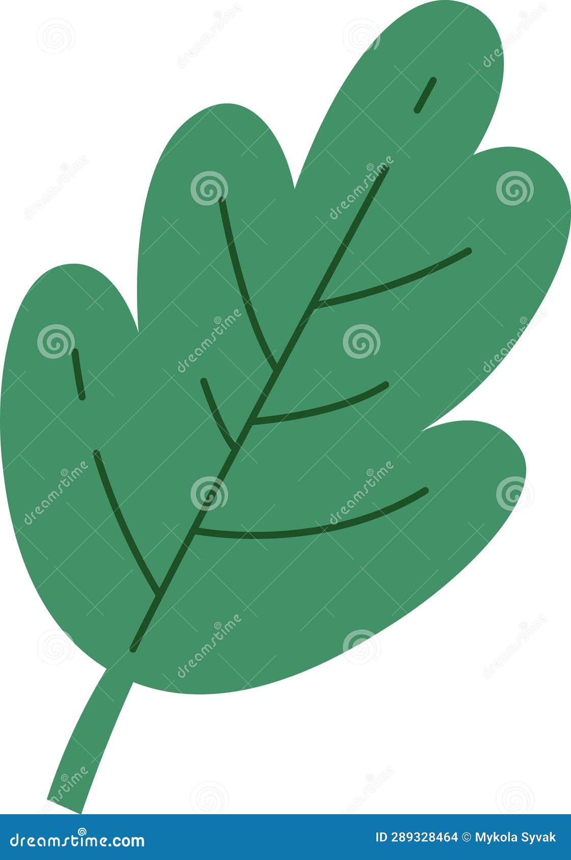 Tree Leaf Icon stock illustration. Illustration of vector - 289328464