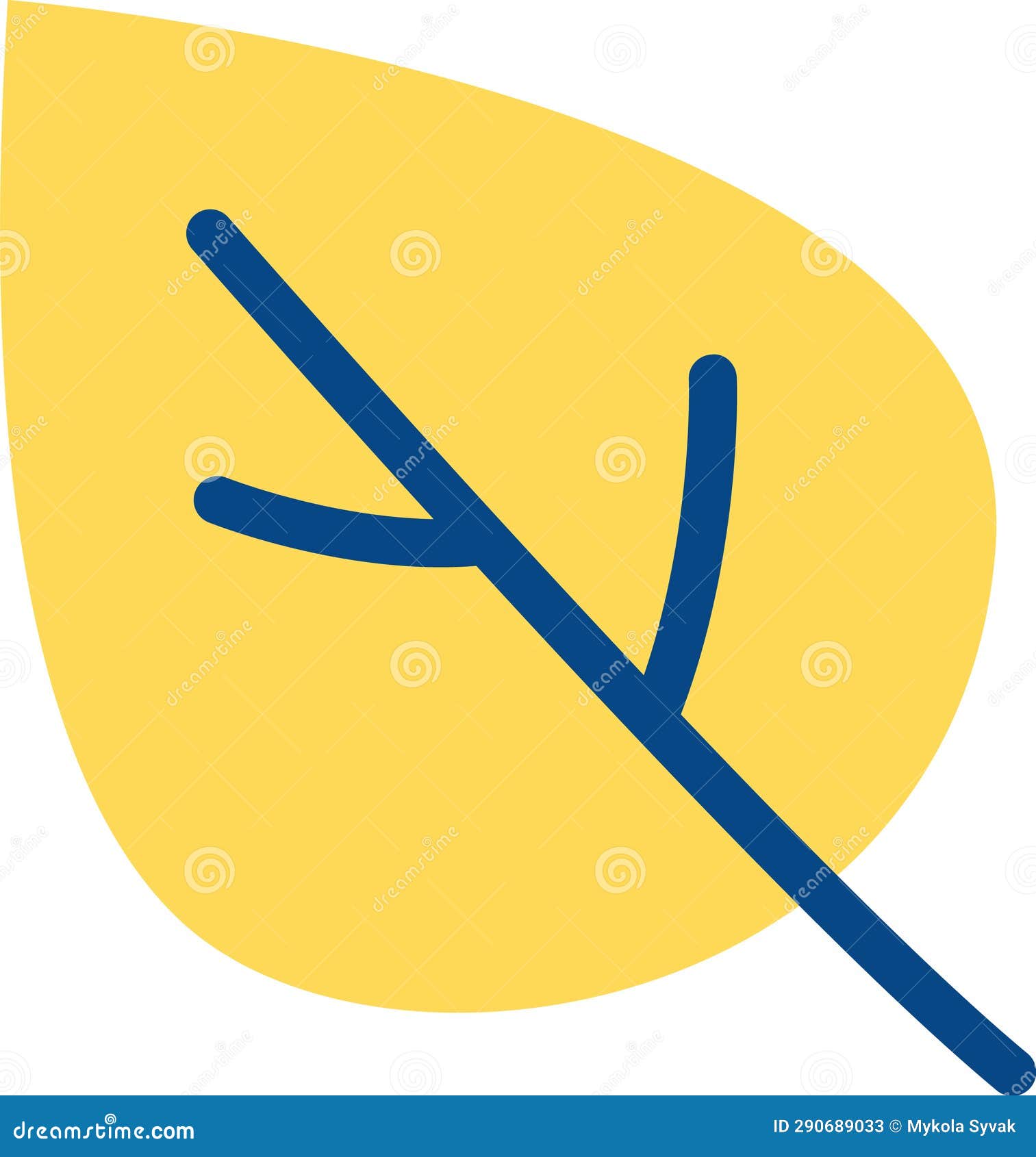 Tree Leaf Icon stock vector. Illustration of symbol - 290689033