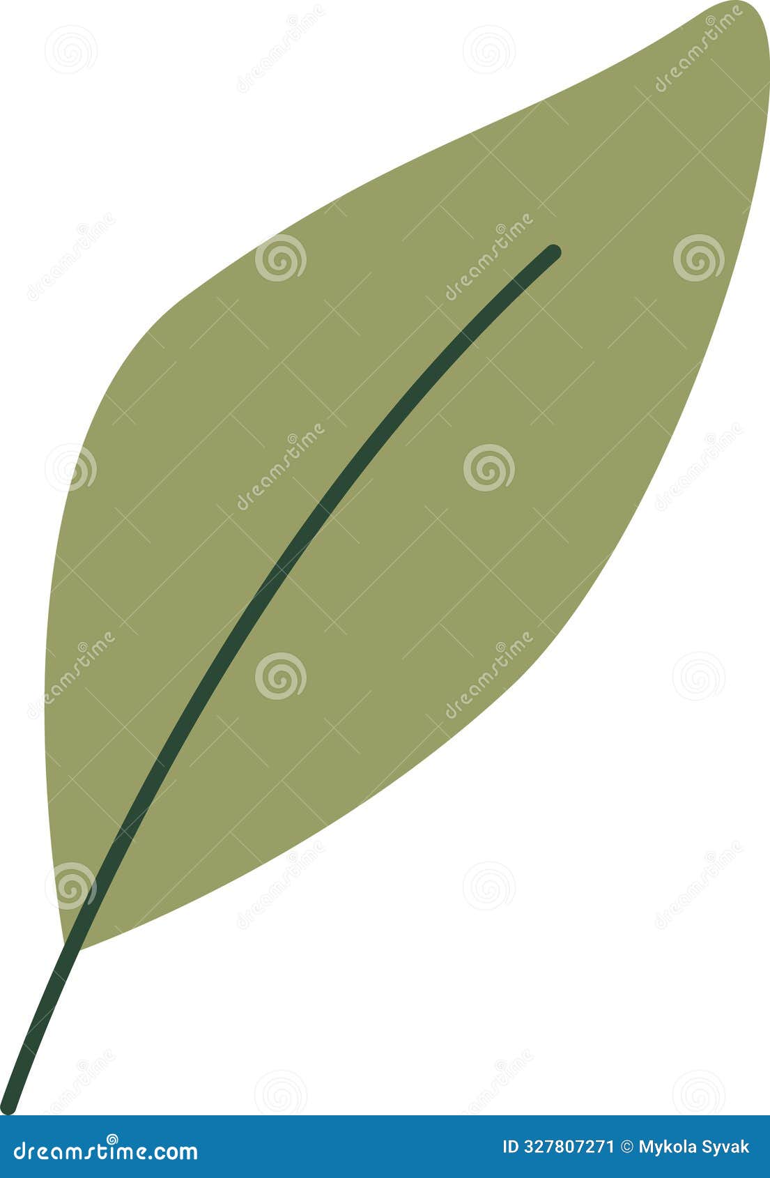 Tree Leaf Icon stock vector. Illustration of floral - 327807271