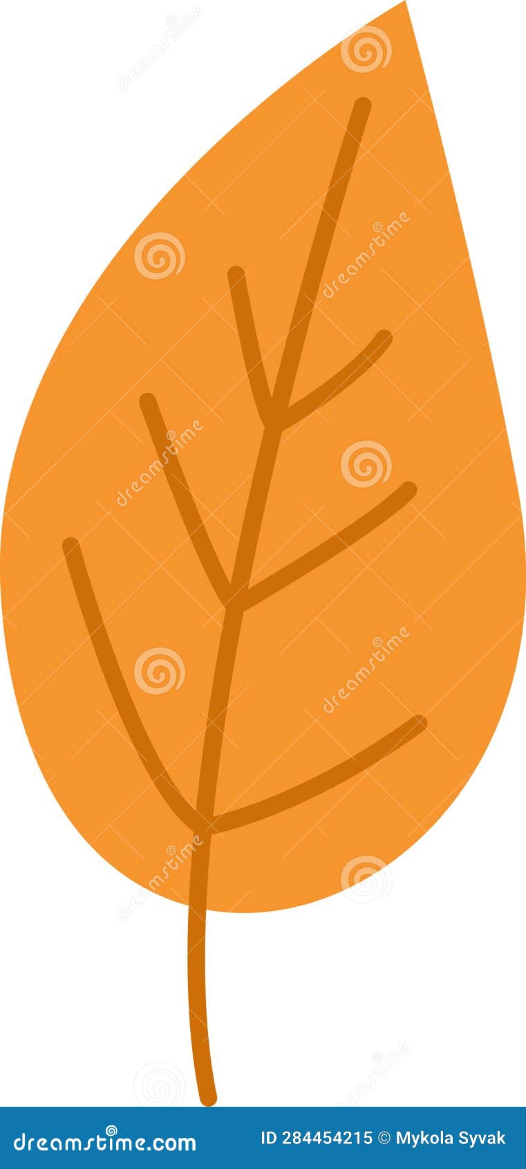 Tree Leaf Icon stock vector. Illustration of isolated - 284454215