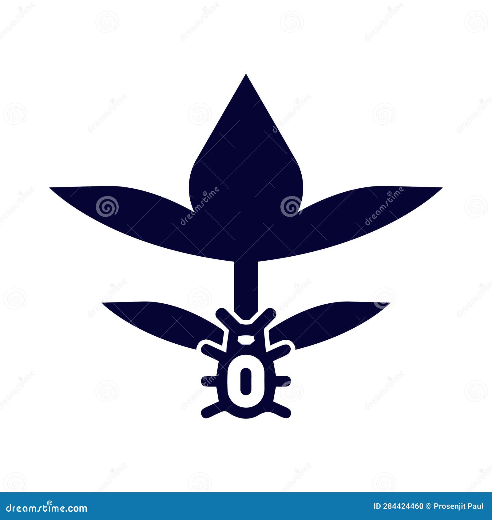 Tree, Leaf , Insects, Insects Attack Leaves Icon Stock Vector ...