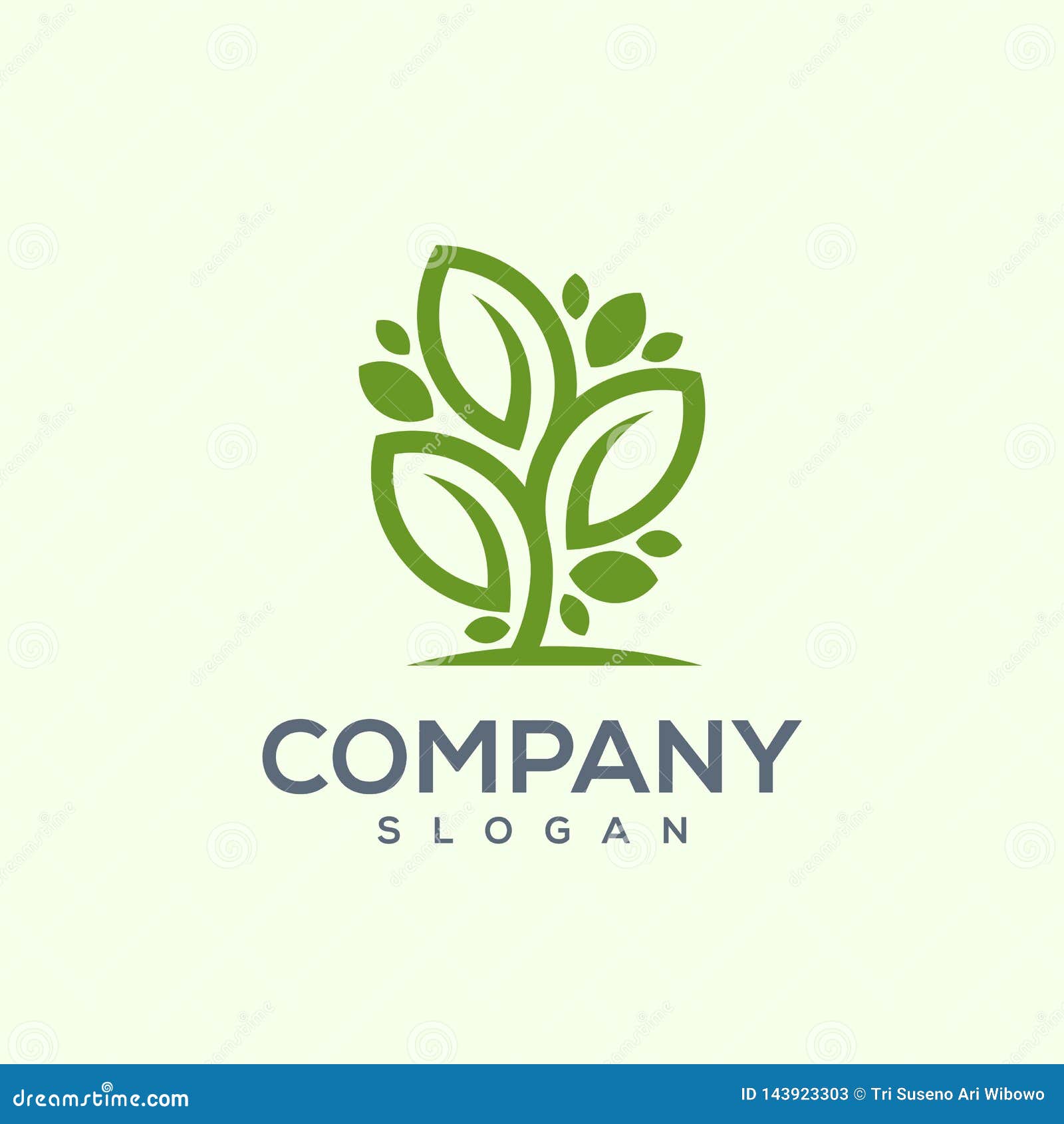 Awesome Tree Leaf Logo Design Stock Vector - Illustration of abstract ...