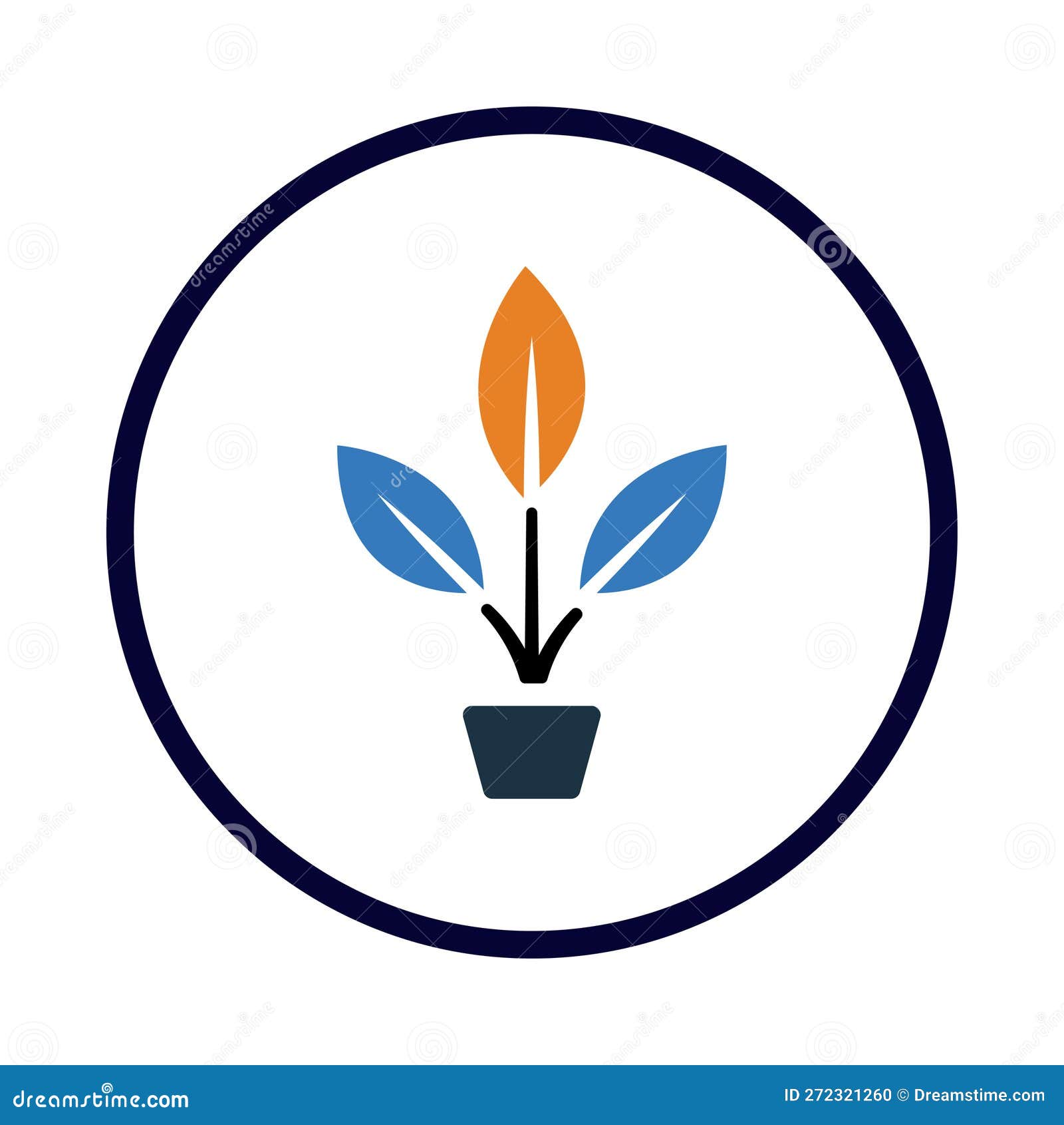Tree, Leaf, Tree Plant Icon Stock Vector - Illustration of grow ...