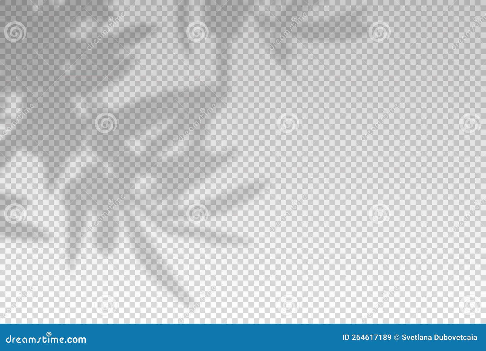 Tree Leaf Shadow. Plant Leaves Overlay Shade. Soft Reflect Light from ...