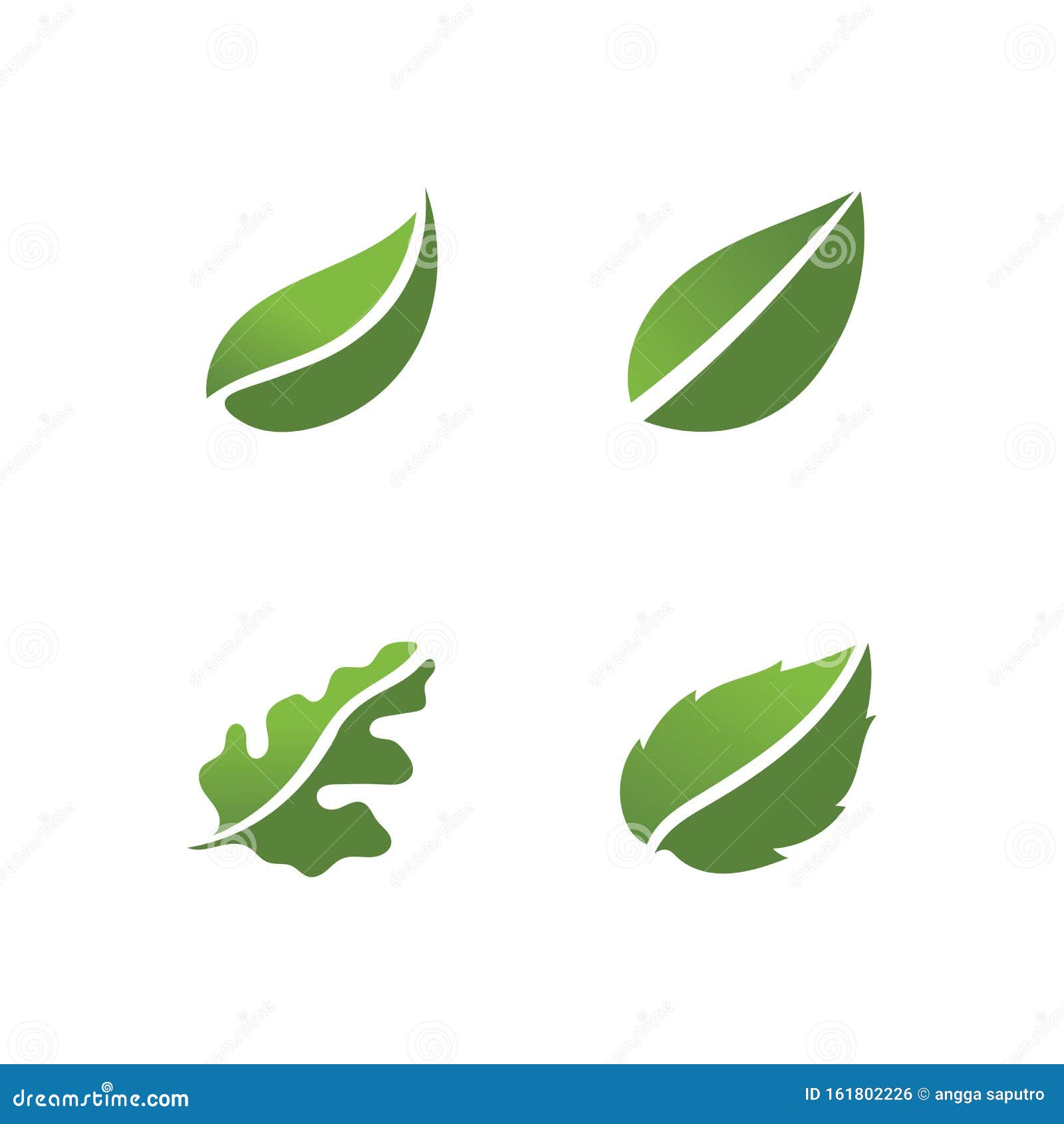 Tree Leaf Design Eco Friendly Concept Logo Stock Illustration ...