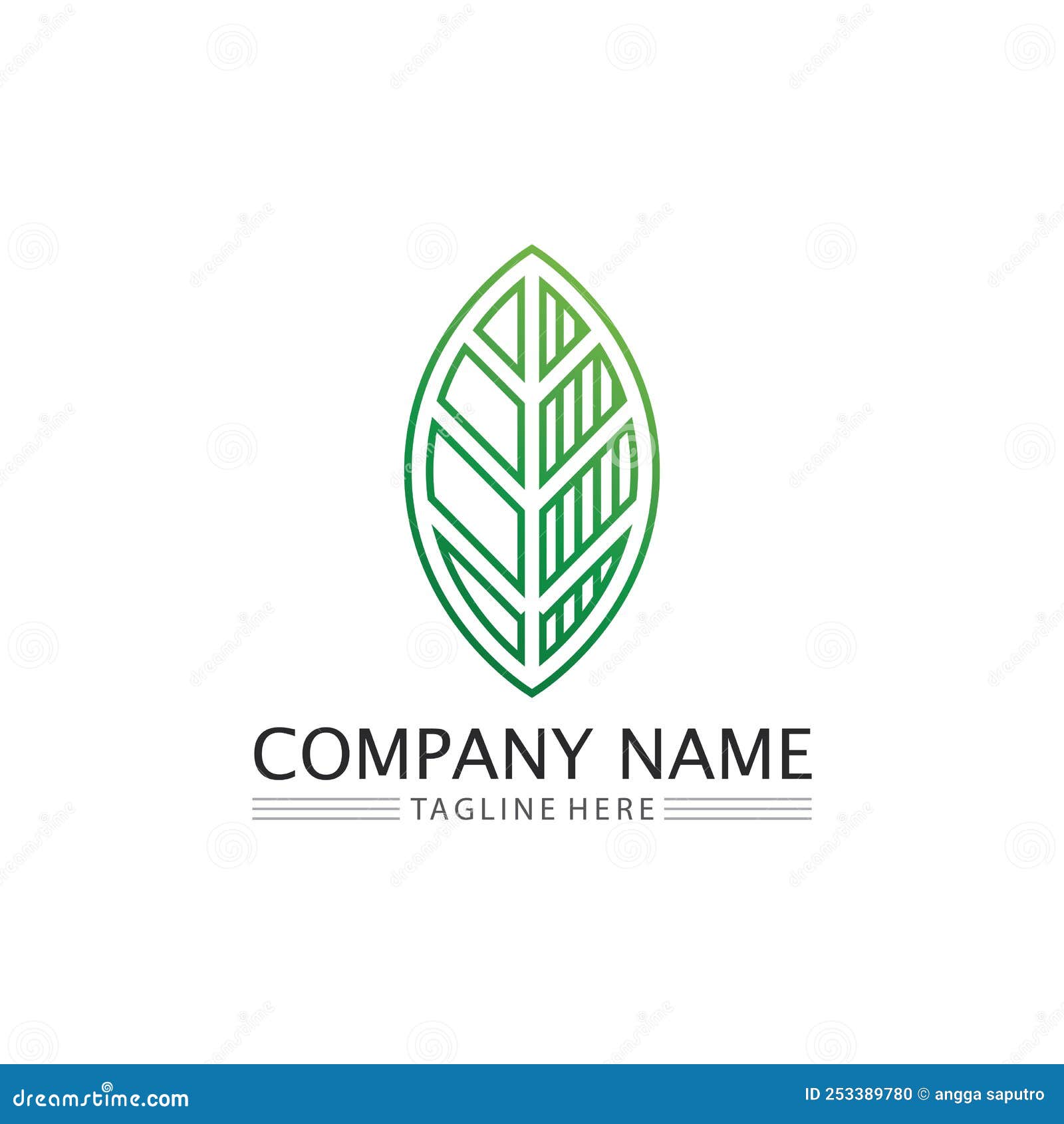 Tree Leaf Vector and Green Logo Design Friendly Concept Stock ...