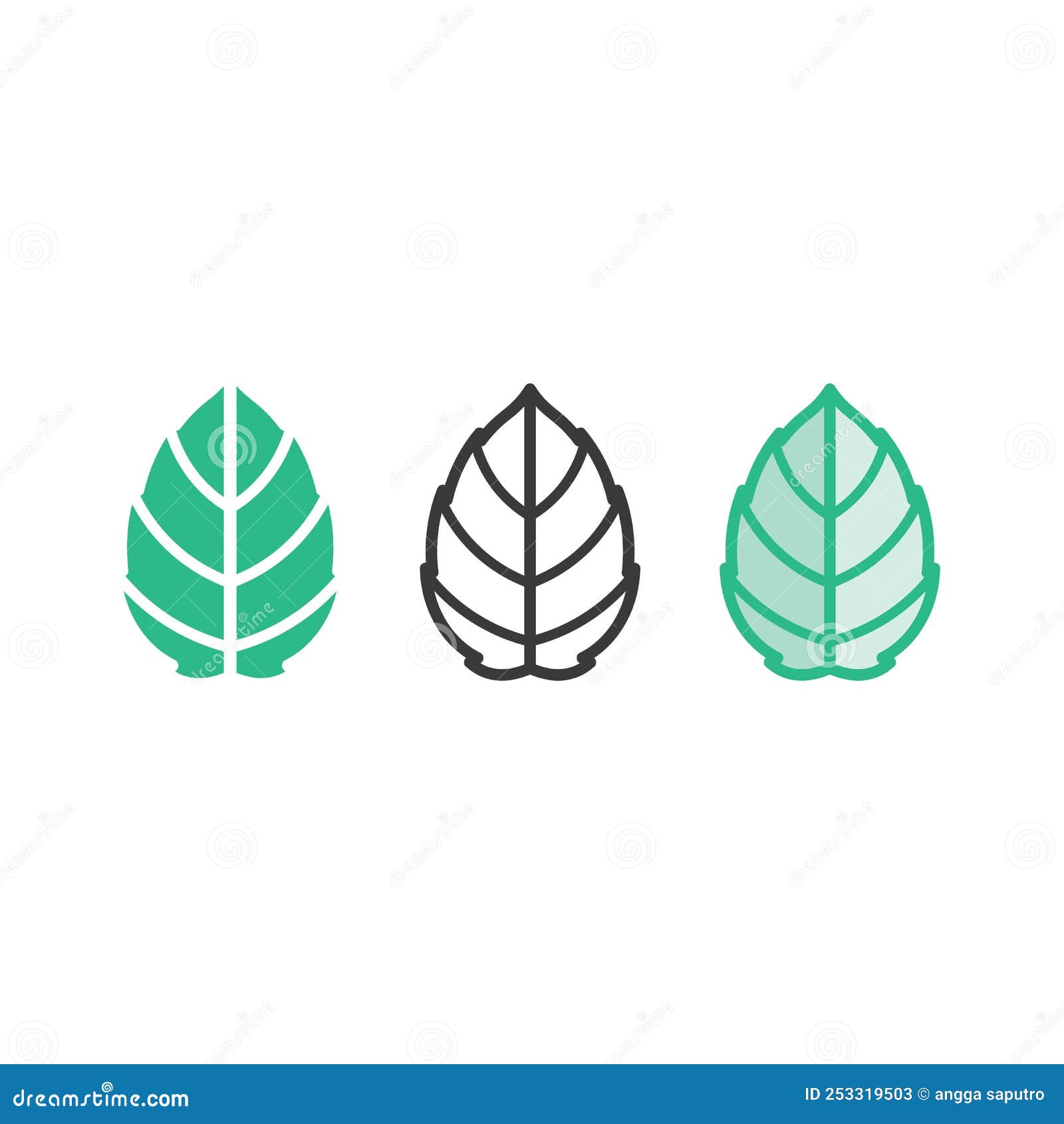 Tree Leaf Vector and Green Logo Design Friendly Concept Stock ...