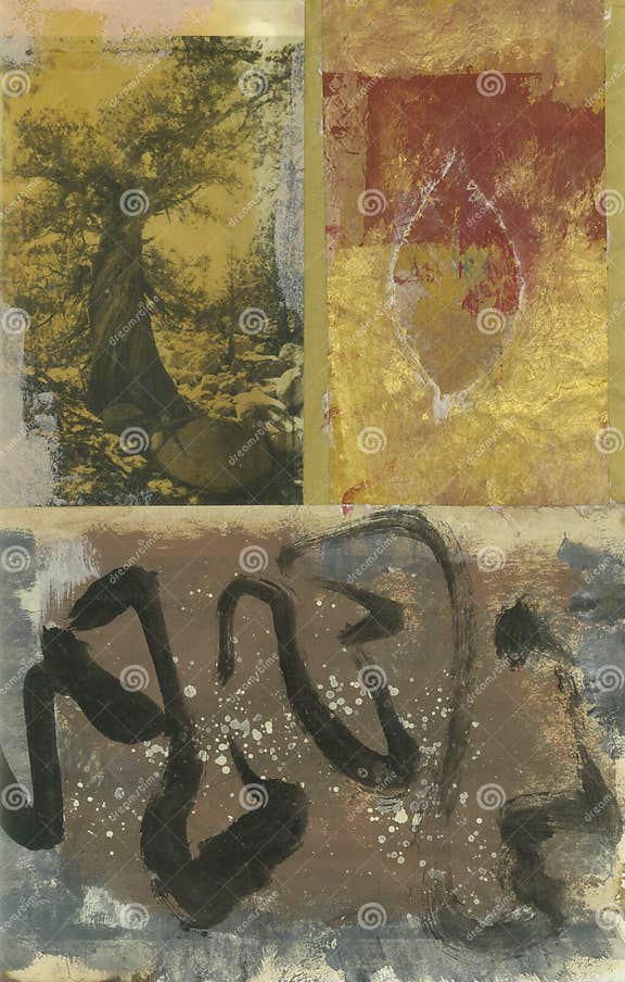 Tree Leaf Zen Abstract stock illustration. Illustration of psychology ...