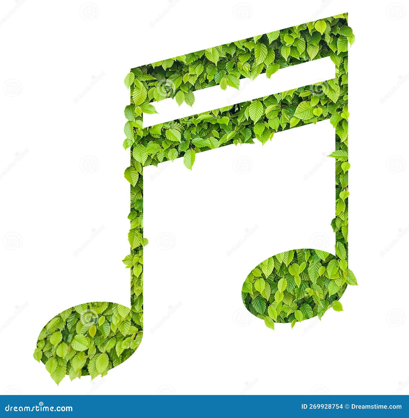 Tree Leaves Music Note - Concept of Bioenergy Stock Photo - Image of ...