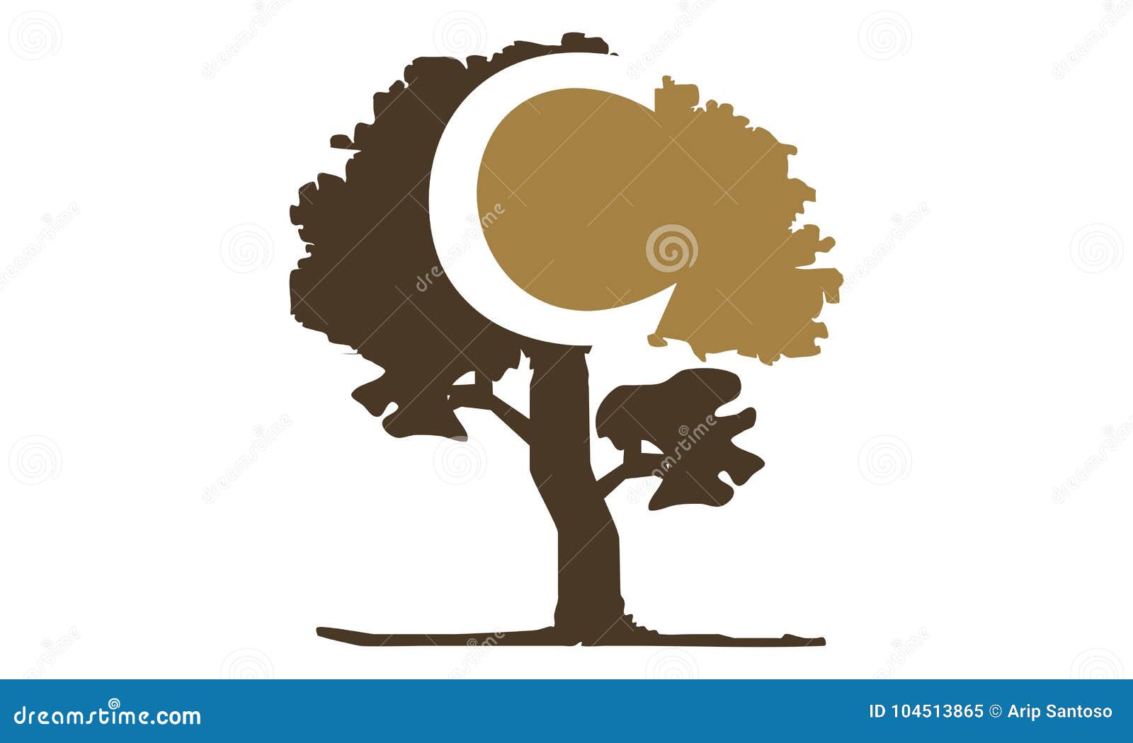 Tree Letter C stock vector. Illustration of garden, park - 104513865