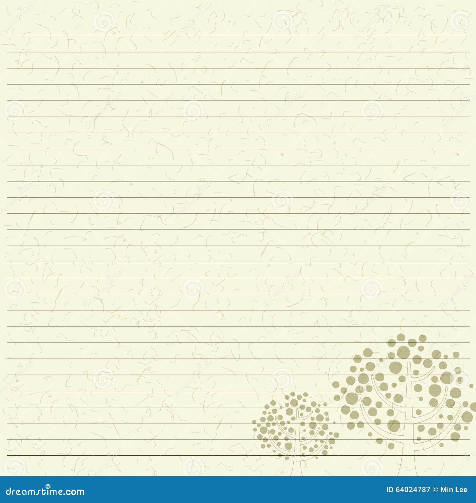 Tree letter paper stock vector. Illustration of tree - 64024787