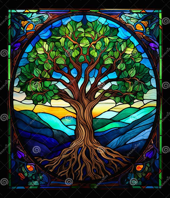 Tree of Life Concept stock illustration. Illustration of abstract ...