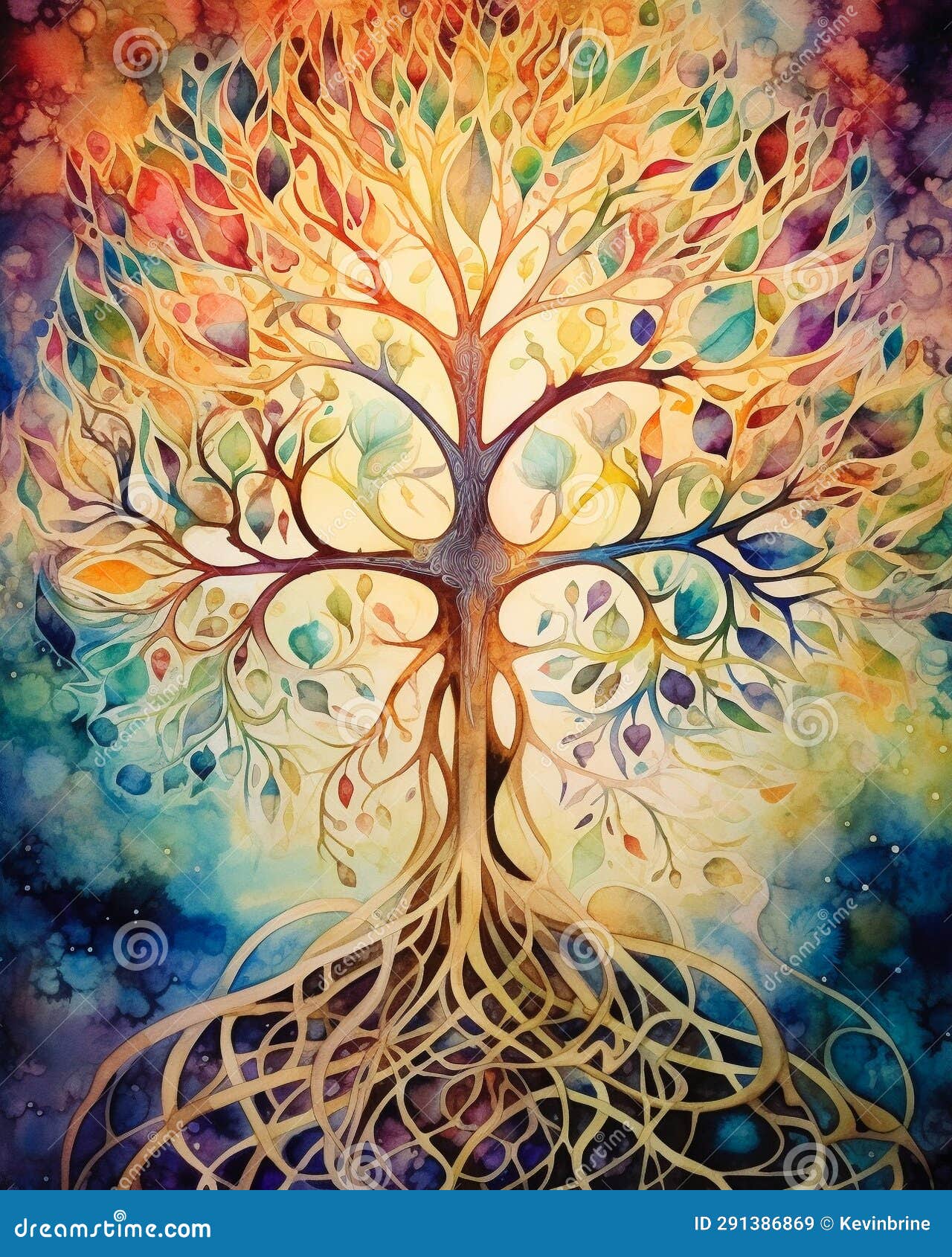 Tree of Life Concept stock illustration. Illustration of concept ...