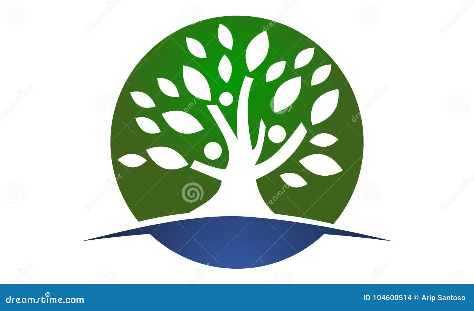 Tree of Life Healing Center Stock Vector - Illustration of ecology ...