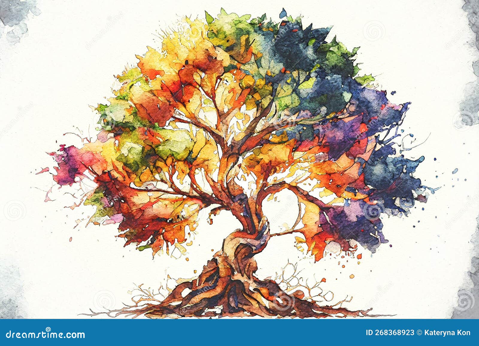 Tree of life, illustration stock illustration. Illustration of science ...