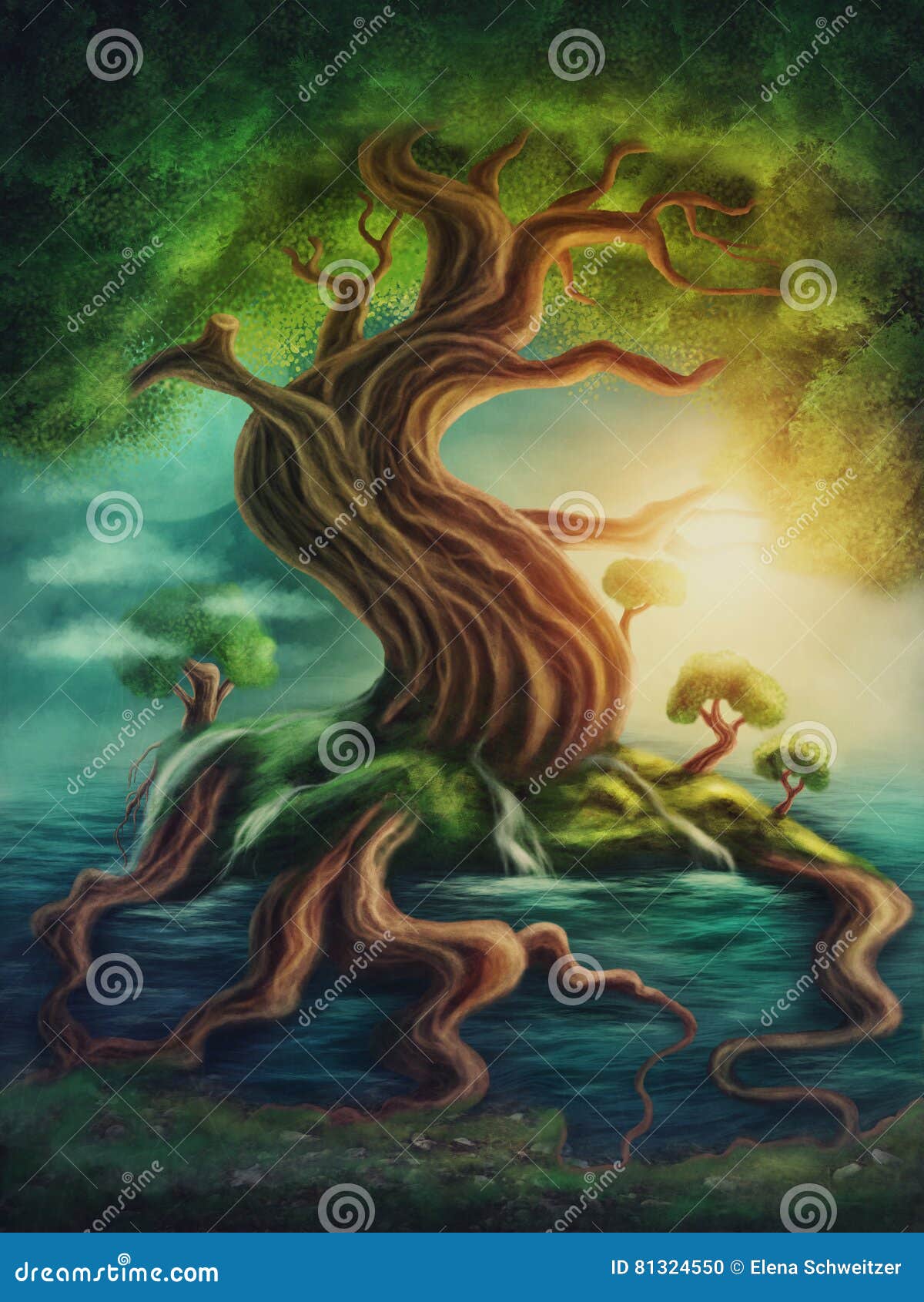 Tree of life stock illustration. Illustration of dramatic - 81324550