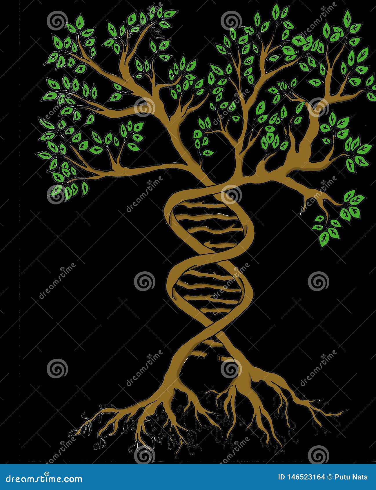 Tree of life stock illustration. Illustration of medical - 146523164