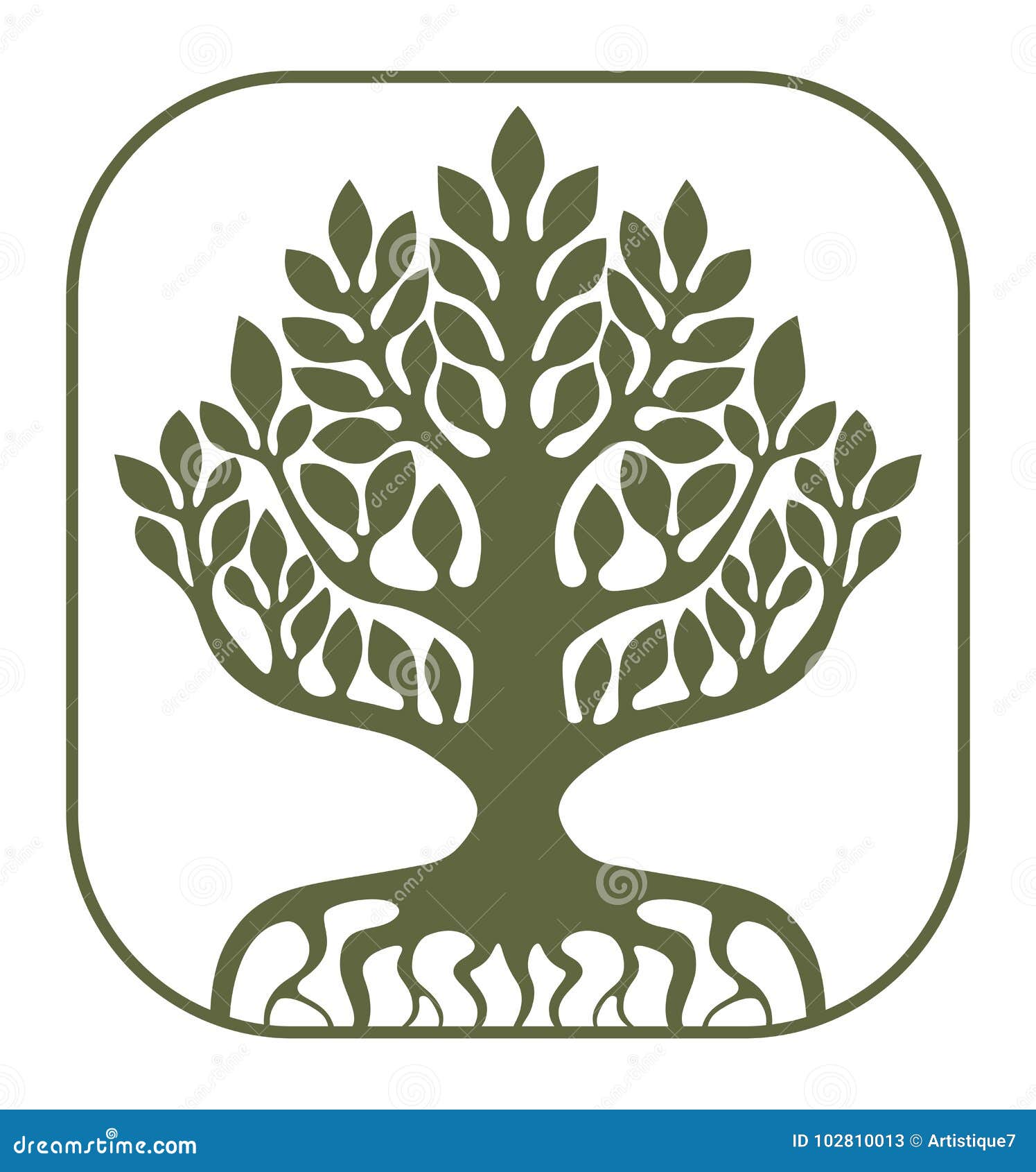 Yggdrasil World Tree, Tattoo Or Print Design Vector Illustration ...