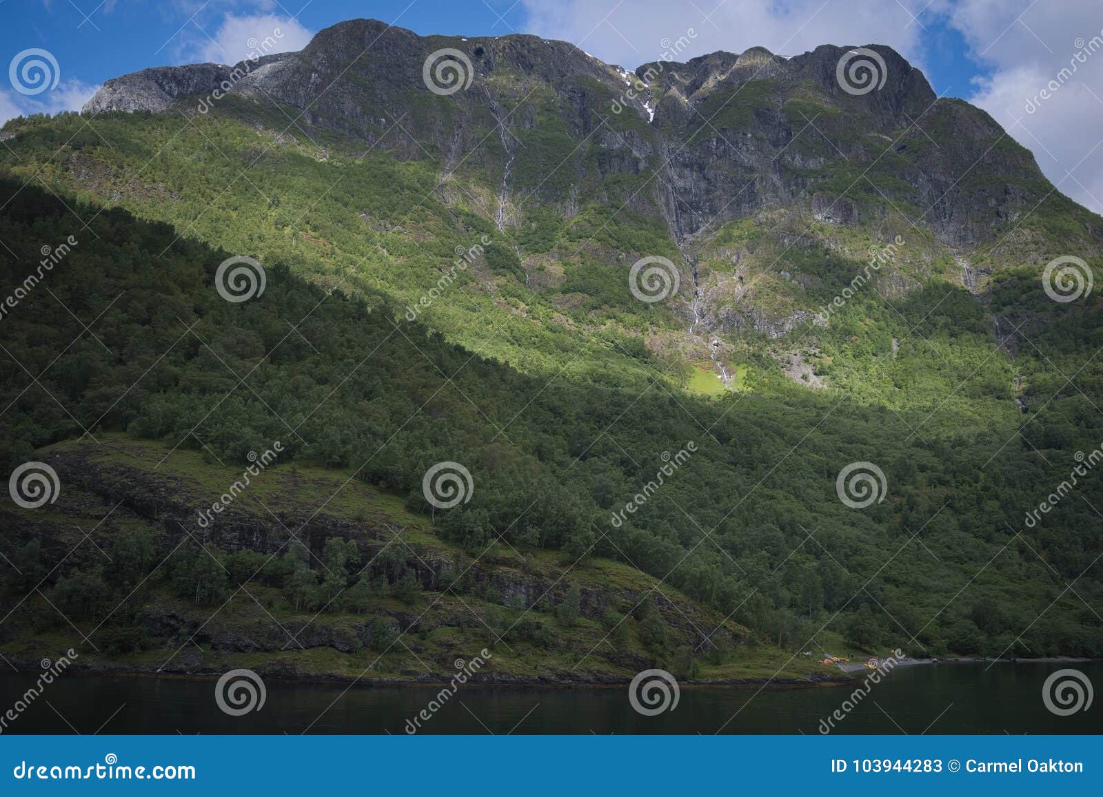 The Tree Line on a Mountain. Stock Image - Image of canoeists, beauty ...