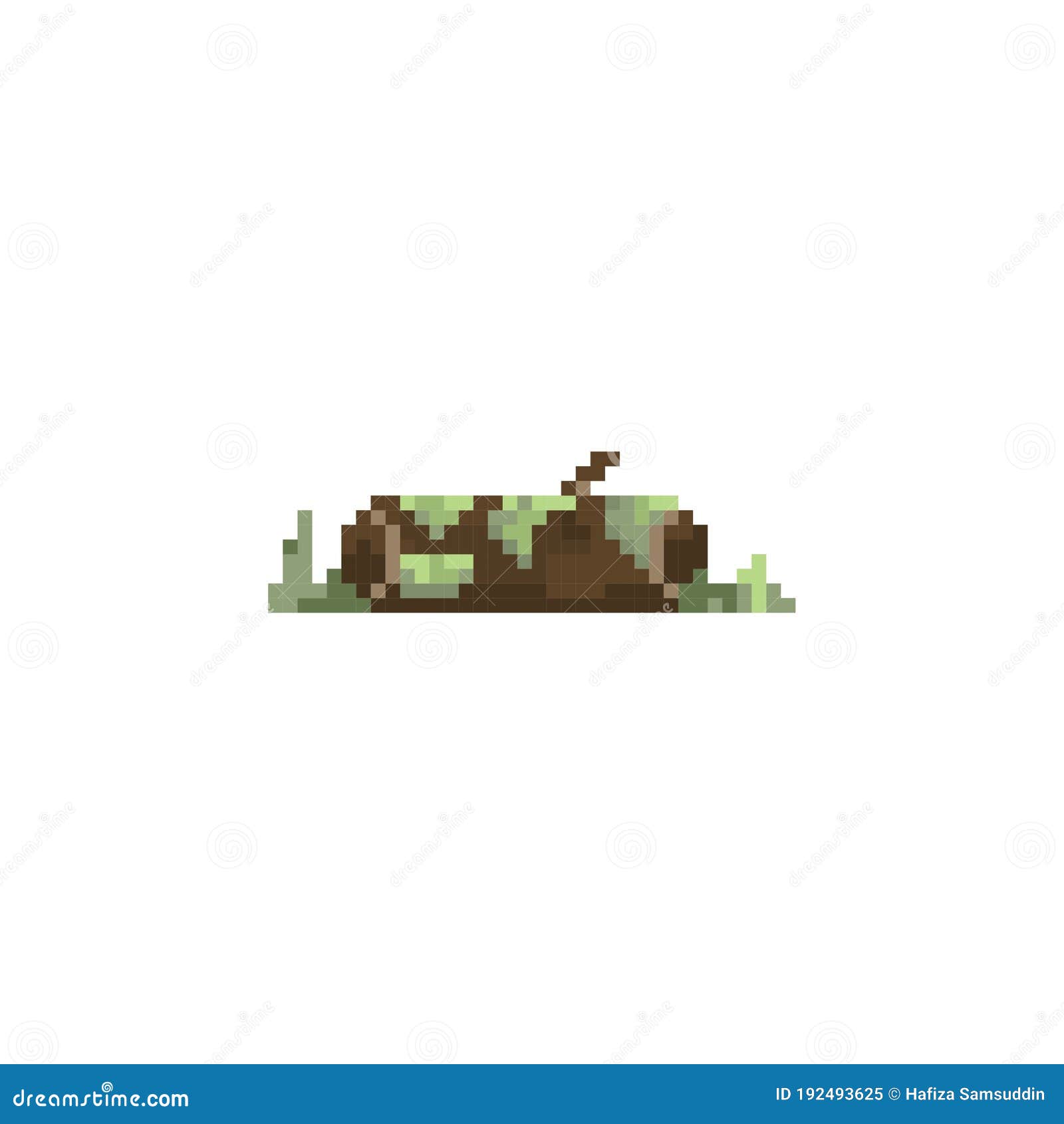 Tree Log. Vector Illustration Decorative Design Stock Vector ...