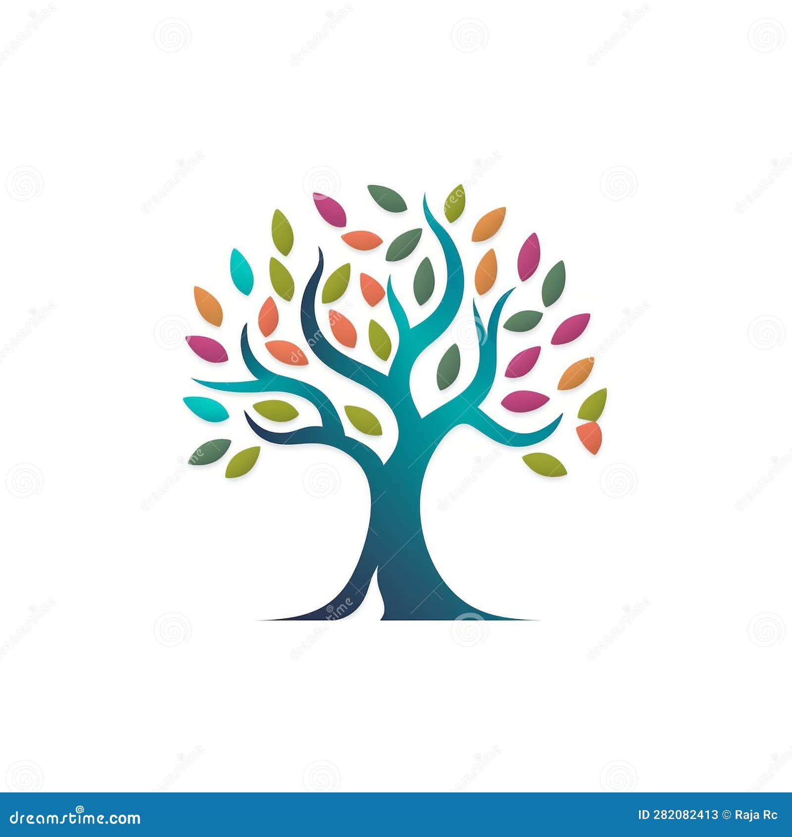 Tree logo stock illustration. Illustration of graphic - 282082413