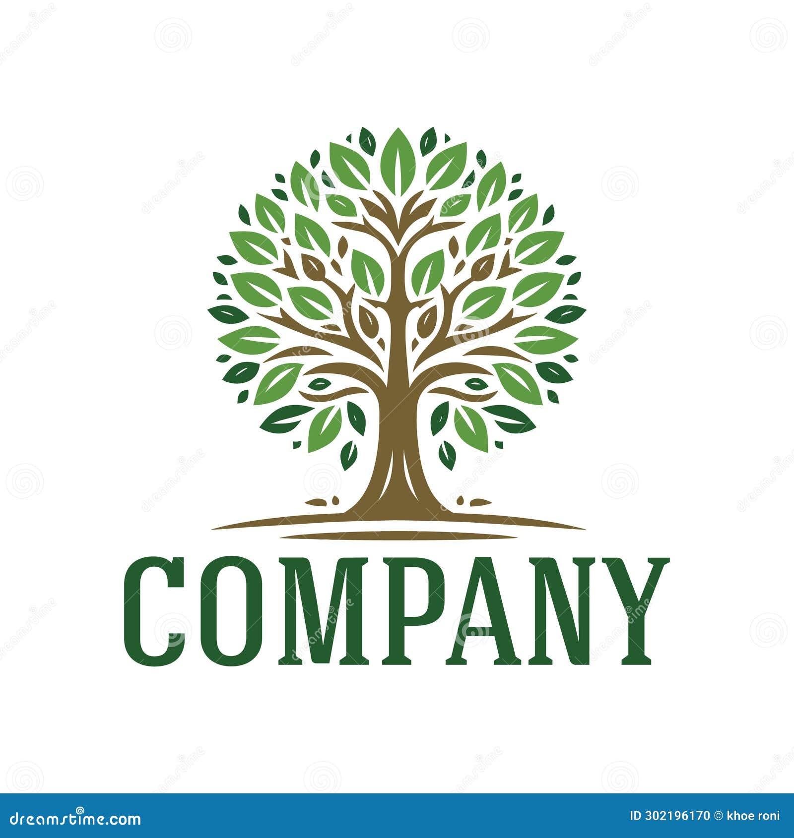 Tree logo stock vector. Illustration of element, shape - 302196170