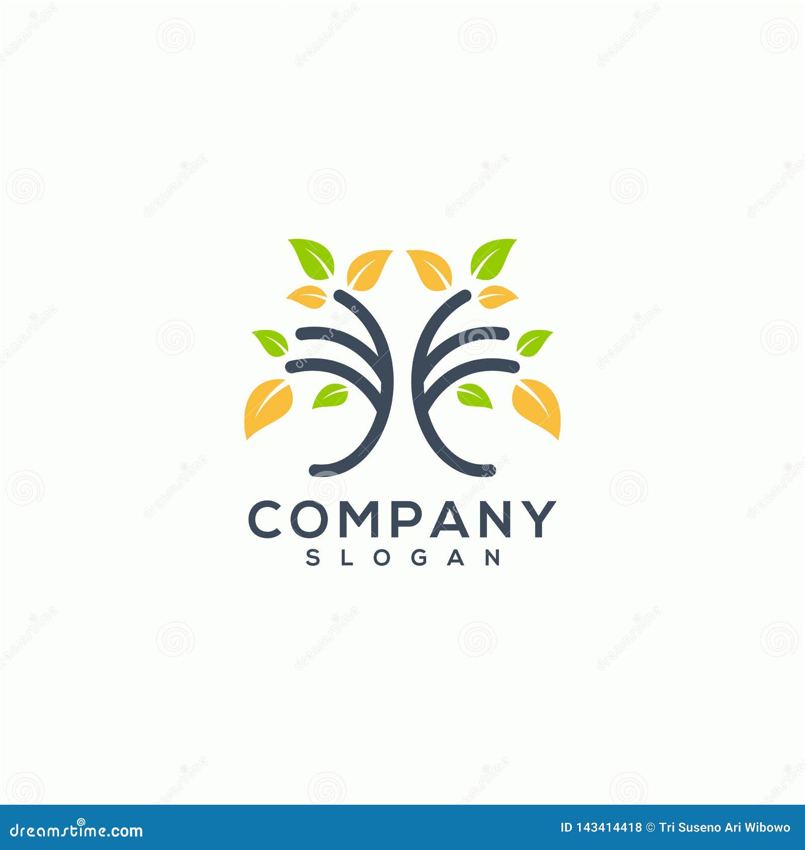 Tree Logo Design Ready To Use for Your Company Stock Vector ...