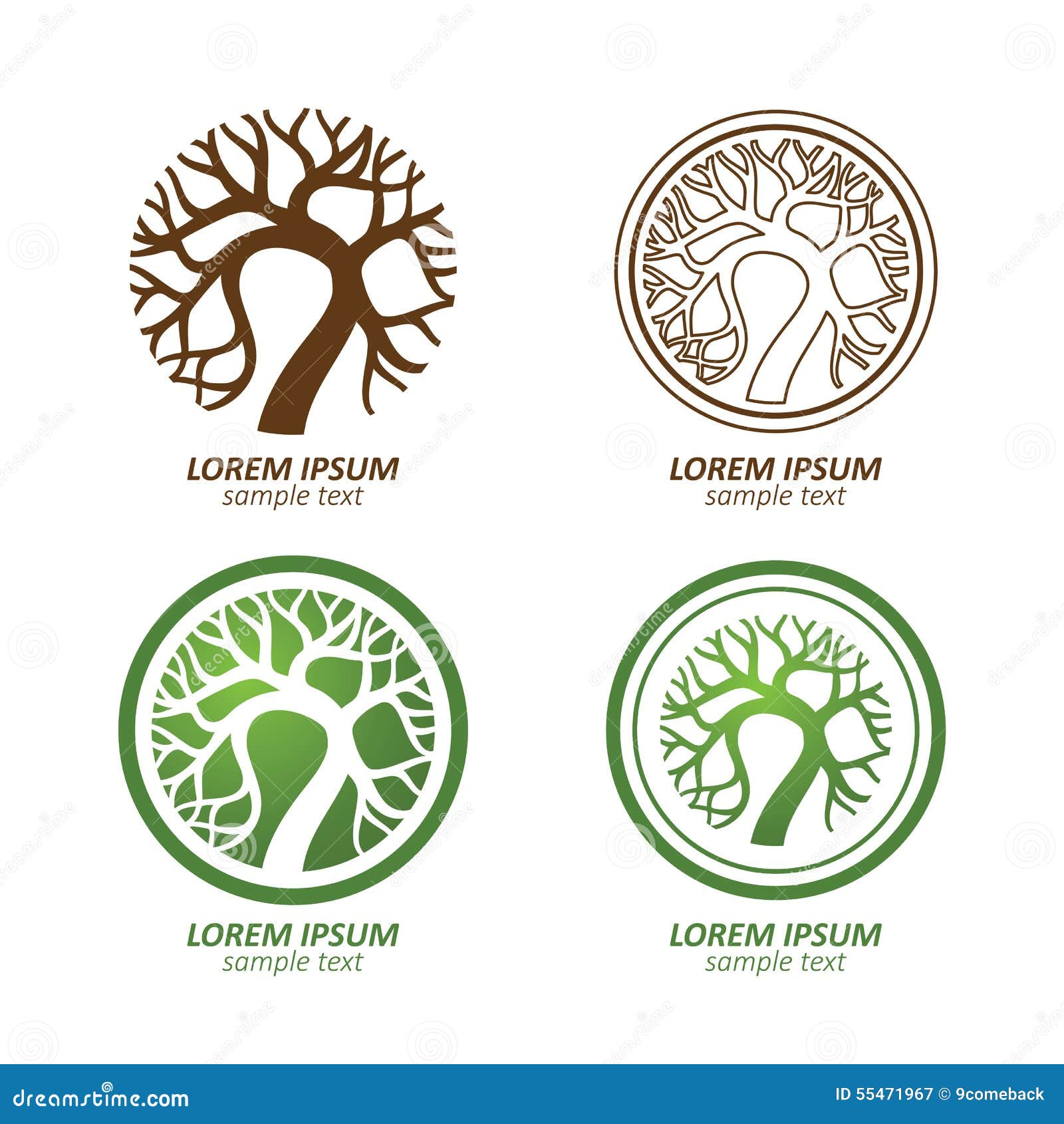 Tree logo stock vector. Illustration of ecology, icon - 55471967