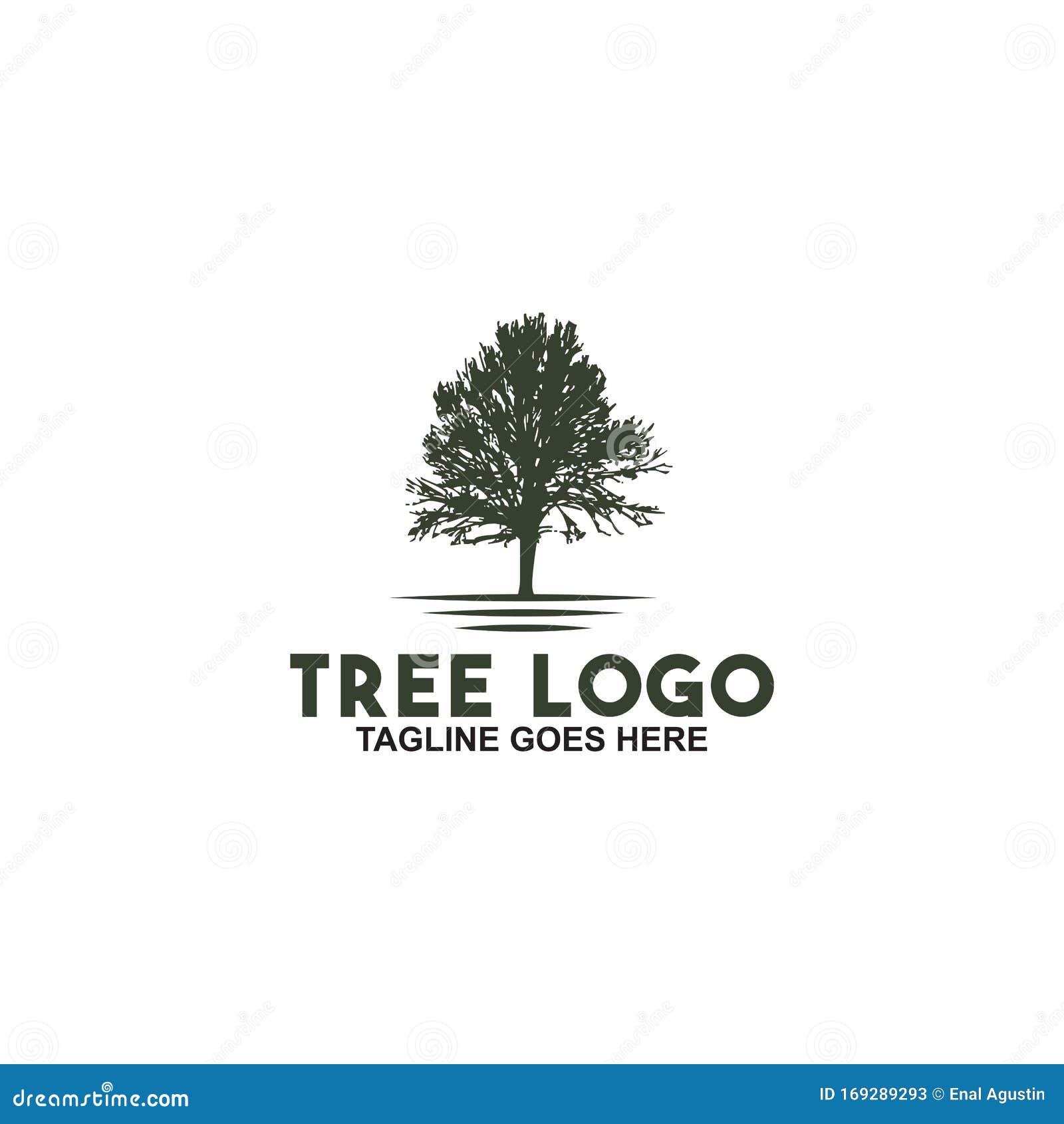 Tree Logo Design Inspiration Vector Template Stock Vector ...