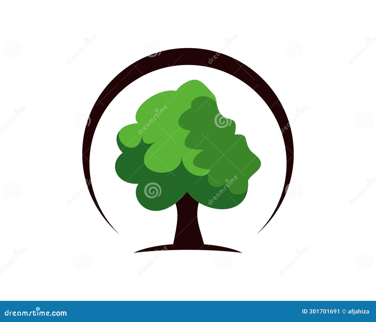 Tree Logo Icon Template Symbol 1 Stock Vector - Illustration of text ...