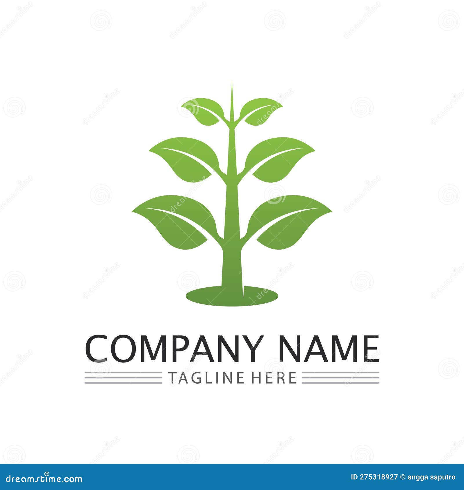 Tree Logo Icon Vector Illustration Design.Vector Silhouette of a Tree ...