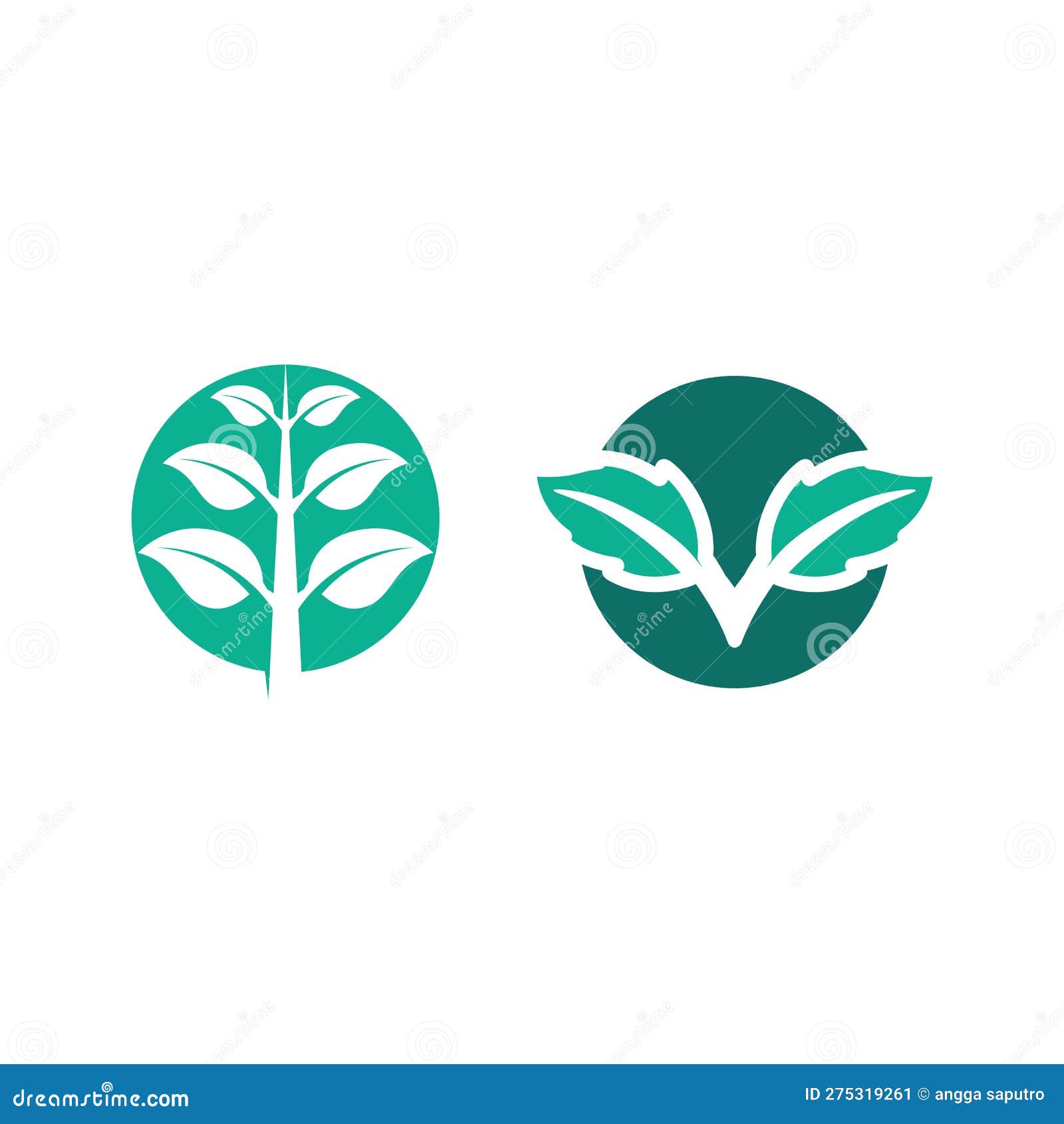 Tree Logo Icon Vector Illustration Design.Vector Silhouette of a Tree ...
